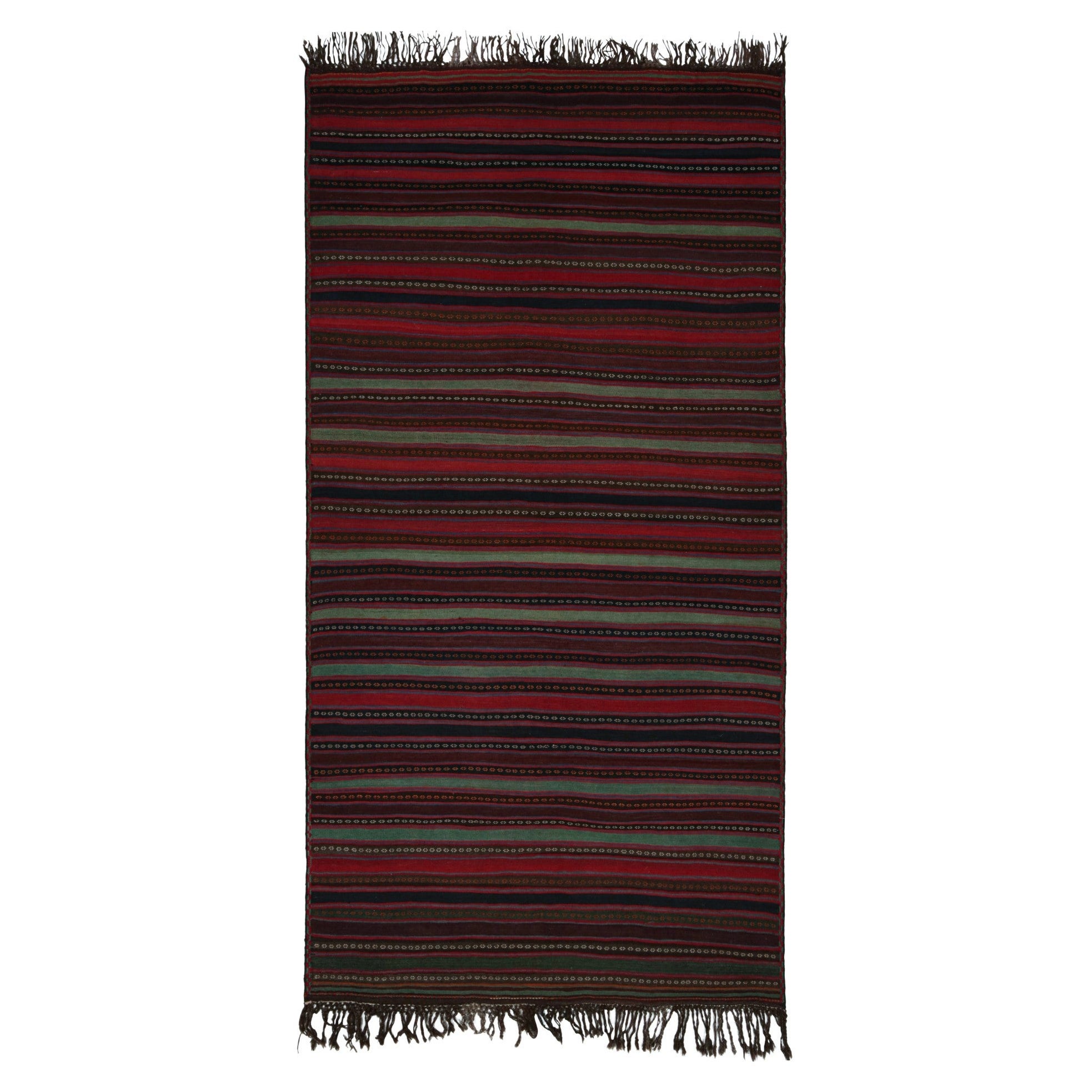 Vintage Afghan Tribal Kilim Rug with Colorful Stripes, from Rug and ...