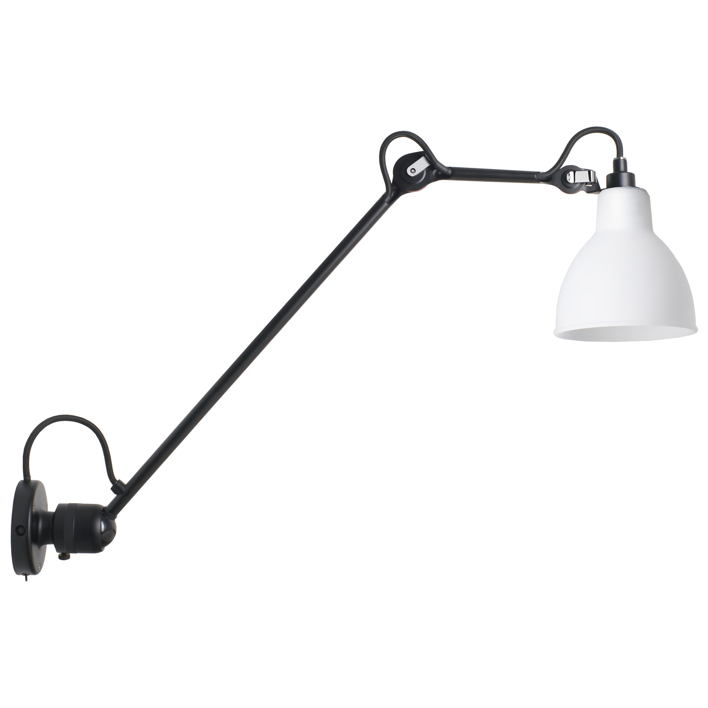 DCW Editions La Lampe Gras N°204 L40 SW Wall Lamp in Black and ...