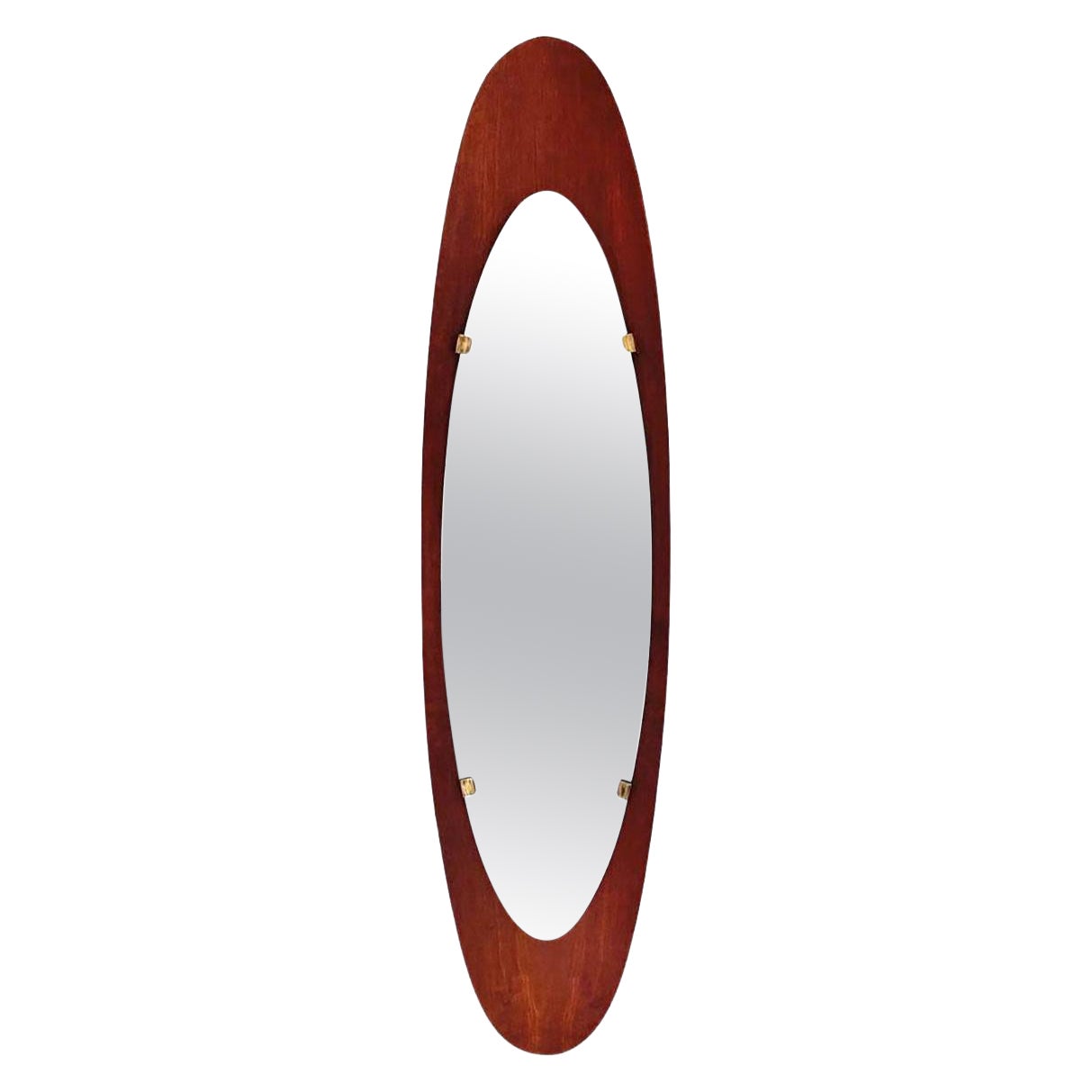 Specchio Cristal Art ovale anni '60 For Sale at 1stDibs