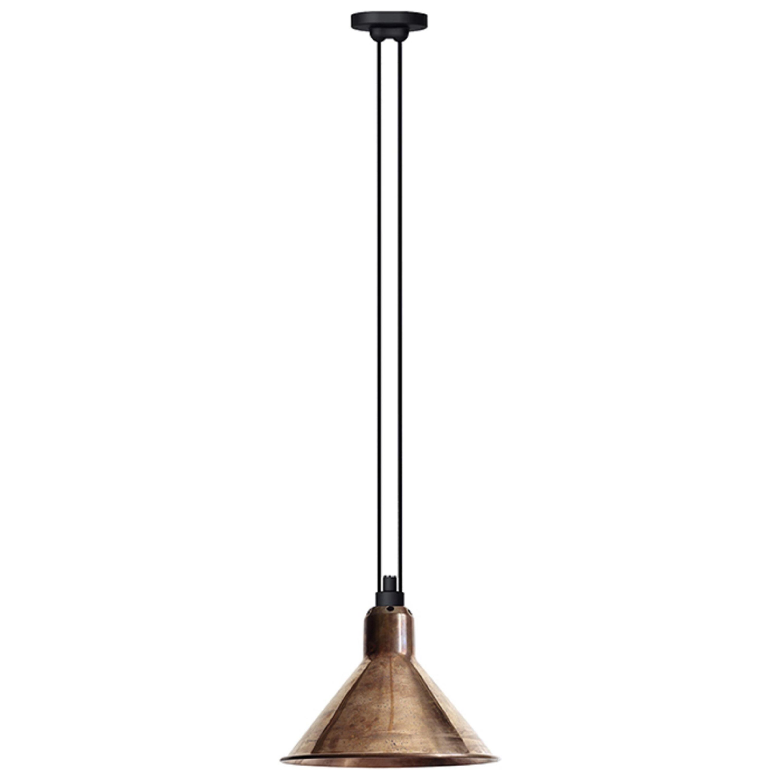 DCW Editions Les Acrobates N°322 Large Conic Pendant Lamp in Raw Copper ...