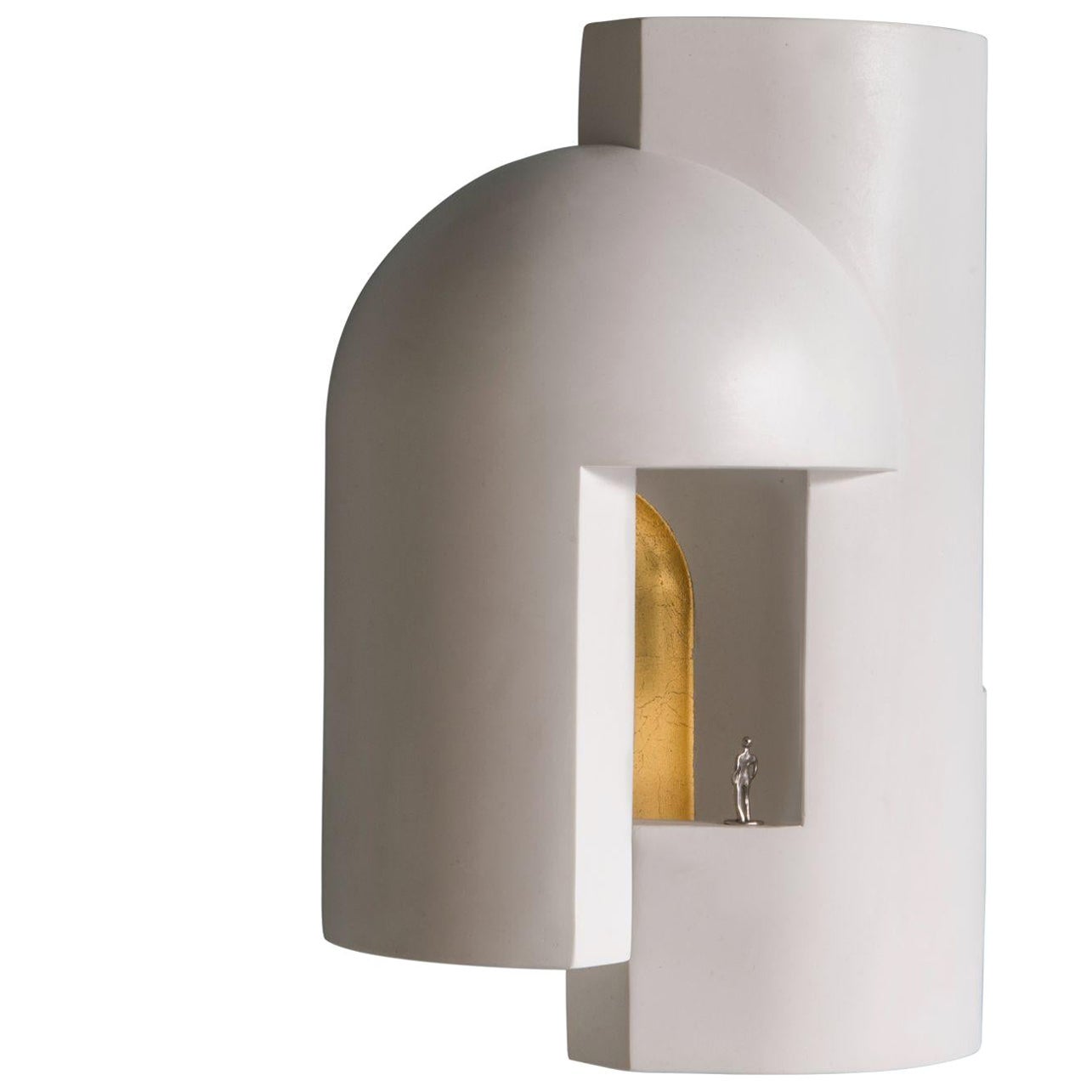 DCW Editions Soul Story 3 Wall Lamp in White and Gold Leaf by Charles ...