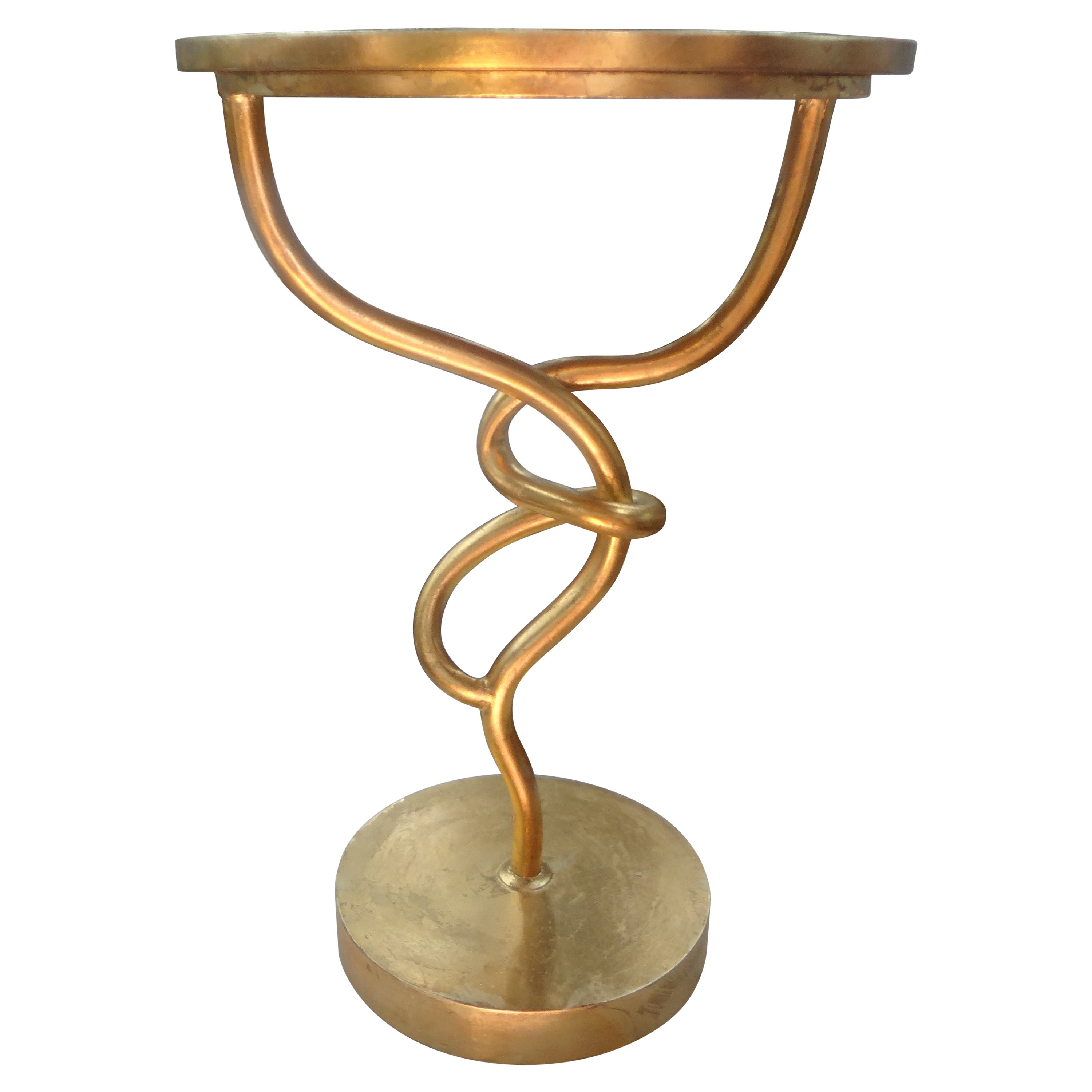 20th Century Gilt Iron Knot Table For Sale at 1stDibs