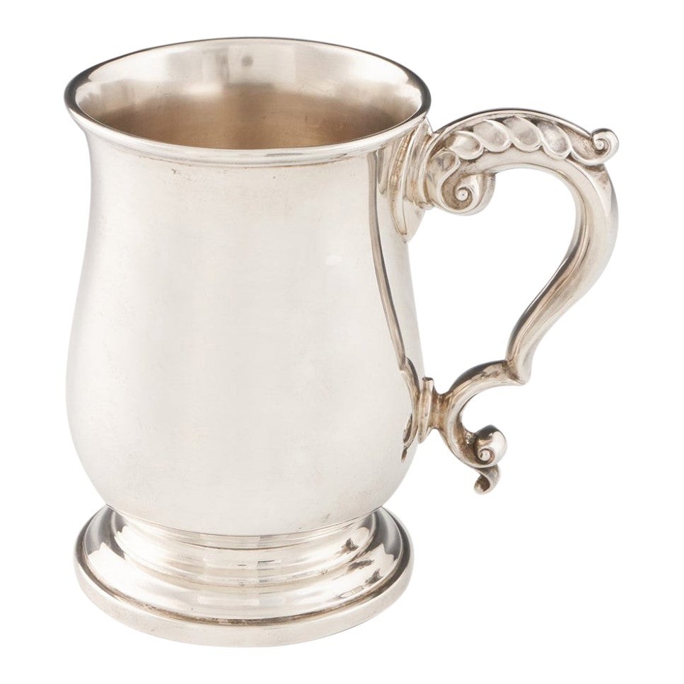 Sterling Silver Pint Tankard Birmingham 1936 at 1stDibs