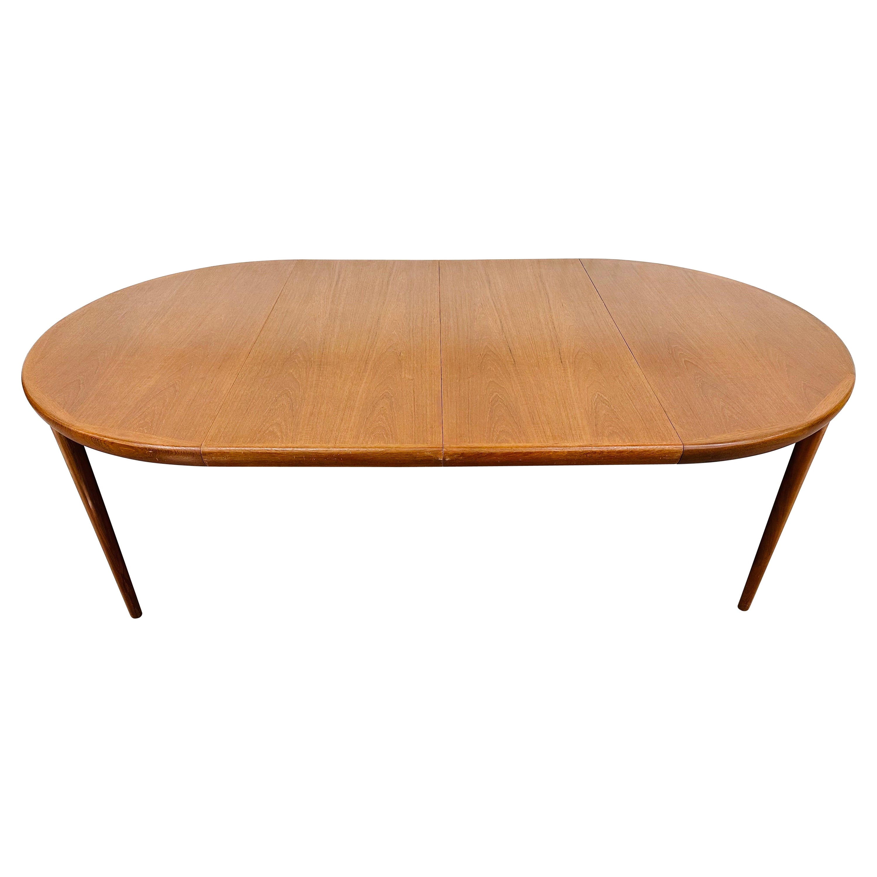 Mid-Century Danish Modern Teak Dining Table at 1stDibs