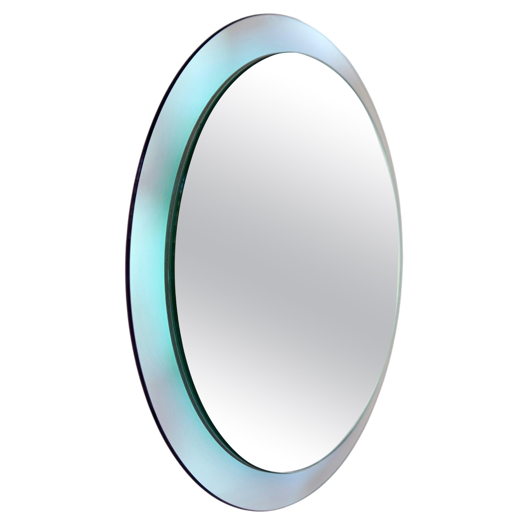 'Luna' Round Mirror For Sale at 1stDibs