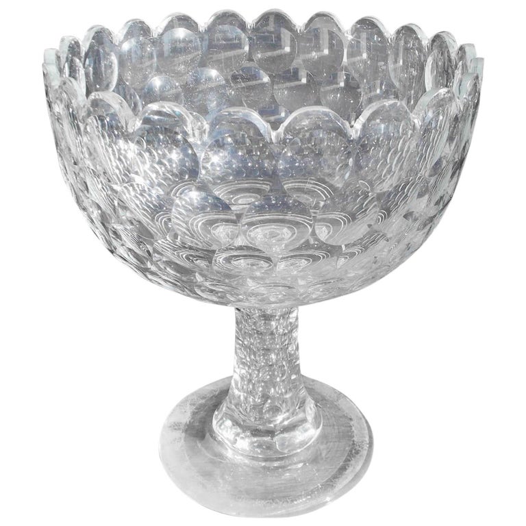 Early American Flint Glass Pattern Bowl, Circa 1830 For Sale at 1stDibs ...
