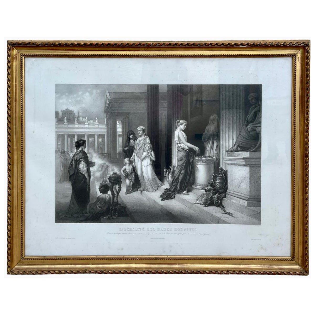 Engraving “liberality Of Roman Ladies” For Sale at 1stDibs