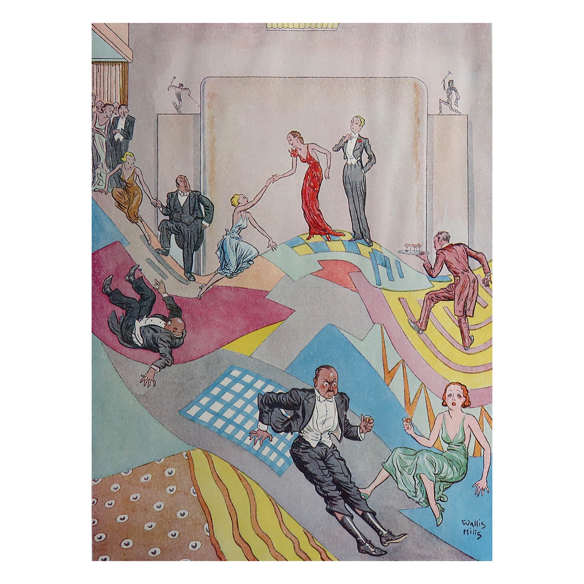 Original Vintage Print of A Cartoon By Arthur Wallis Mills. 1934 For ...