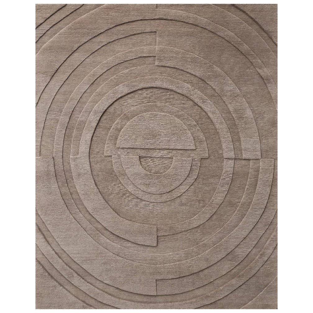 "Galaxy - Cocoa" / 9' x 12' / Hand-Knotted Wool Rug For Sale at 1stDibs