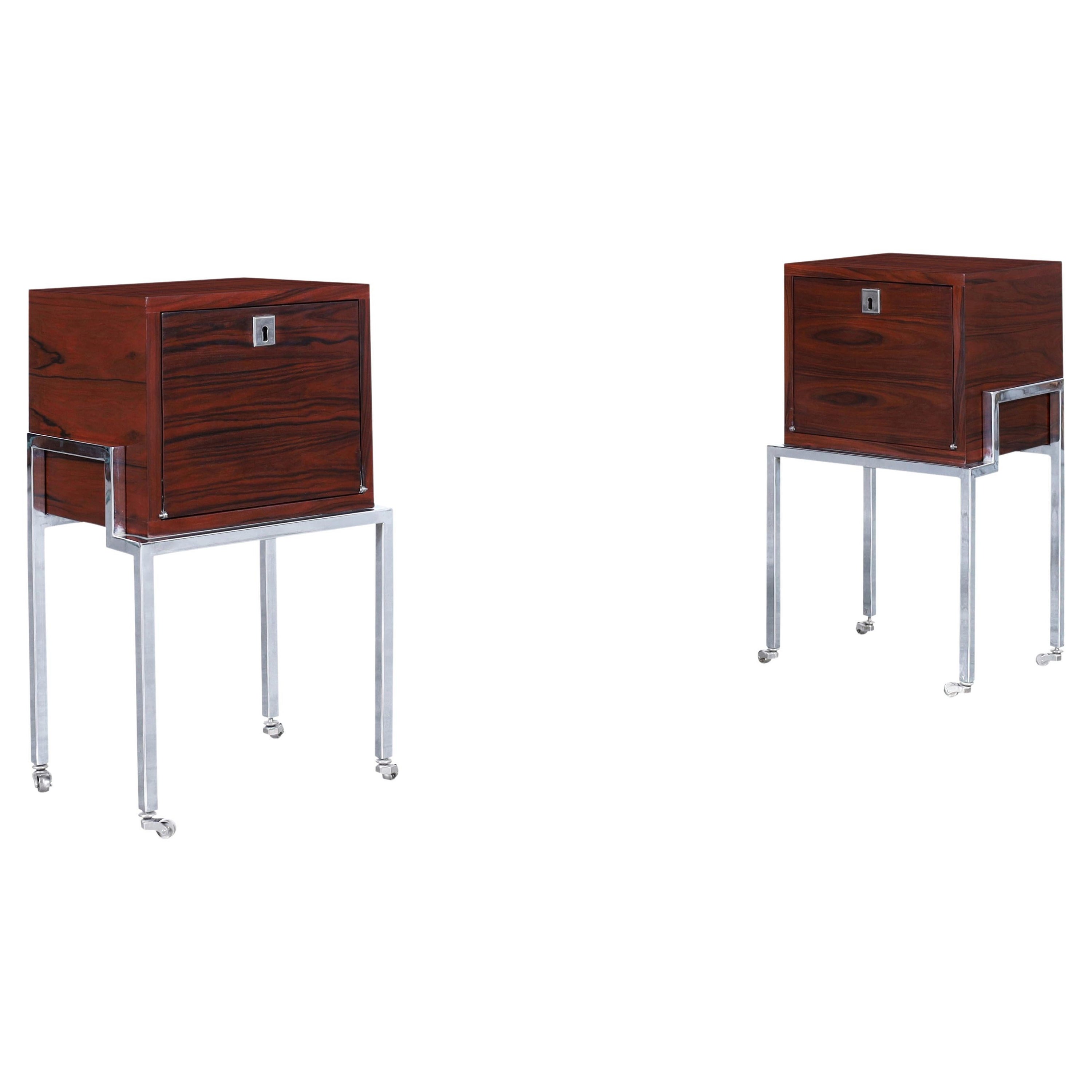 Stickley Mission Oak End Tables or Nightstands Arts and Crafts Side ...