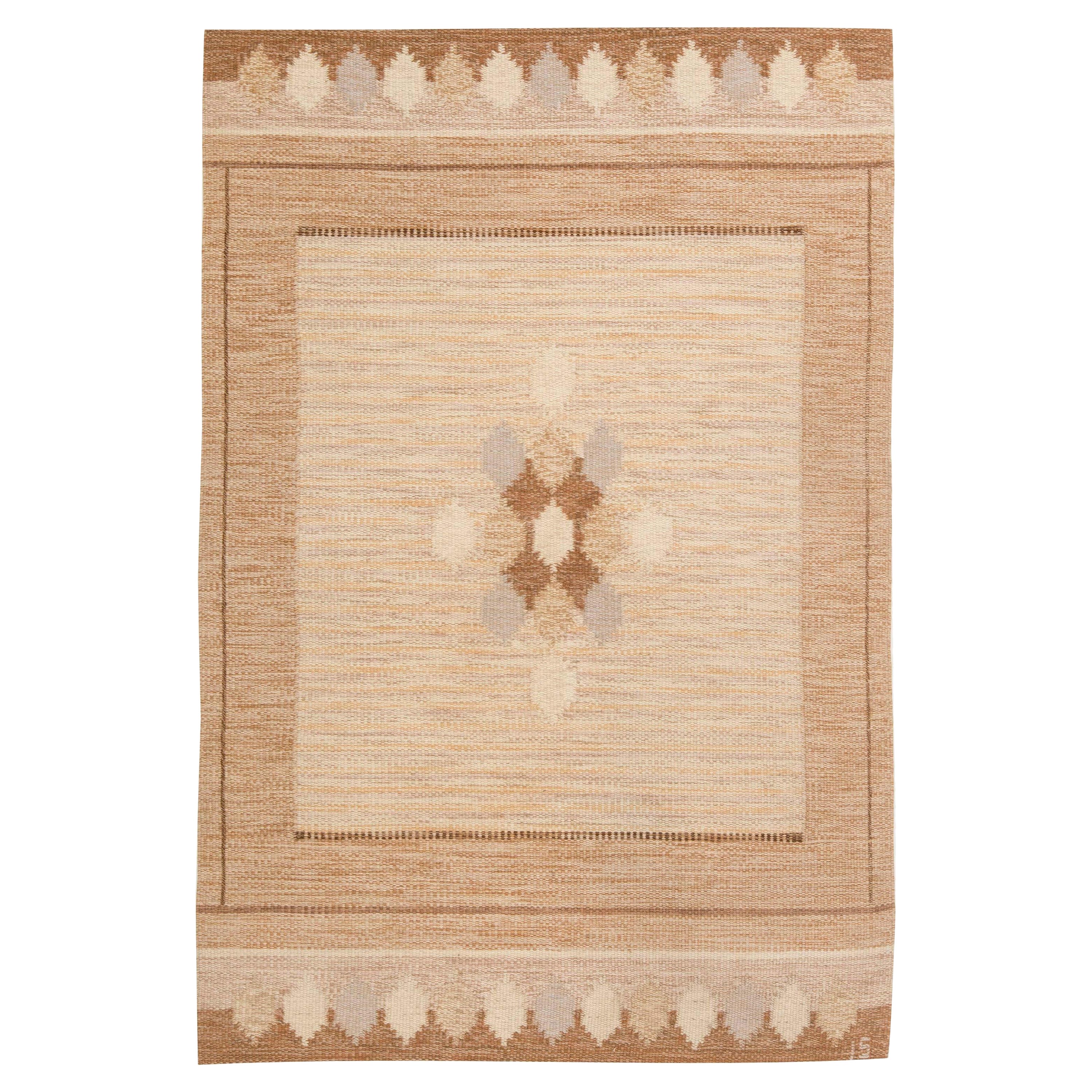 Vintage Swedish Rug by Carl Dangel at 1stDibs