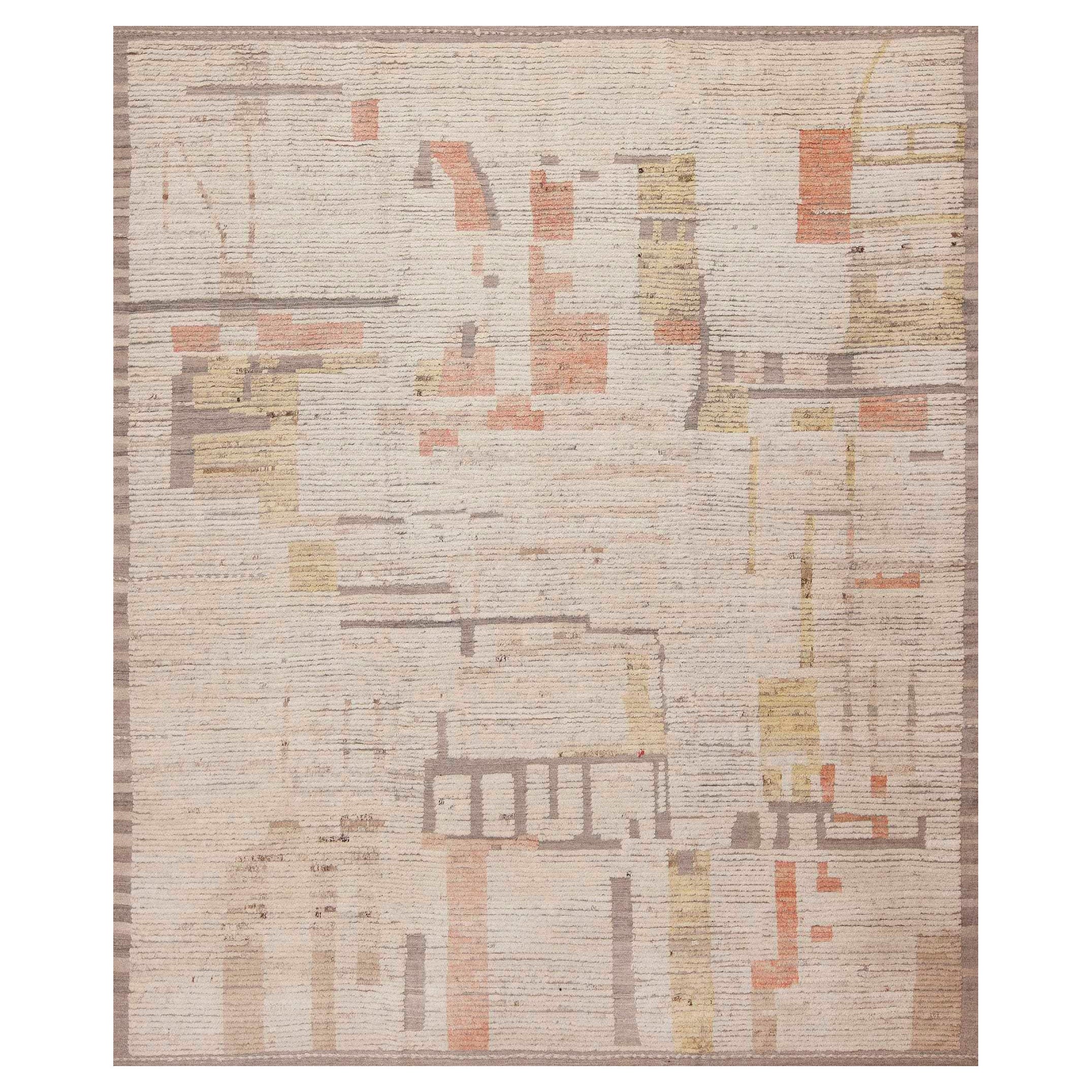 Nazmiyal Collection Modern Tribal Geometric Diamond Design Area Rug 9'5 ...