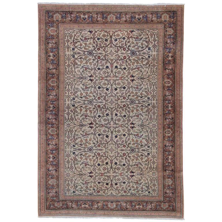 Cotton Kayseri Turkish rug For Sale at 1stDibs