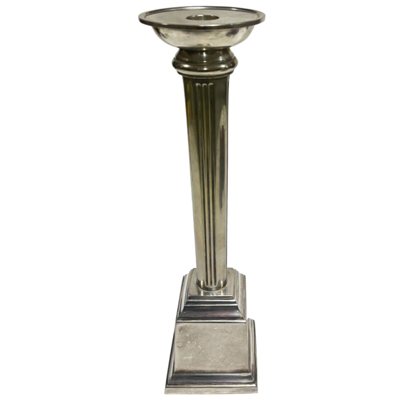 Vintage Roman Colum Candlestick Holder For Sale at 1stDibs