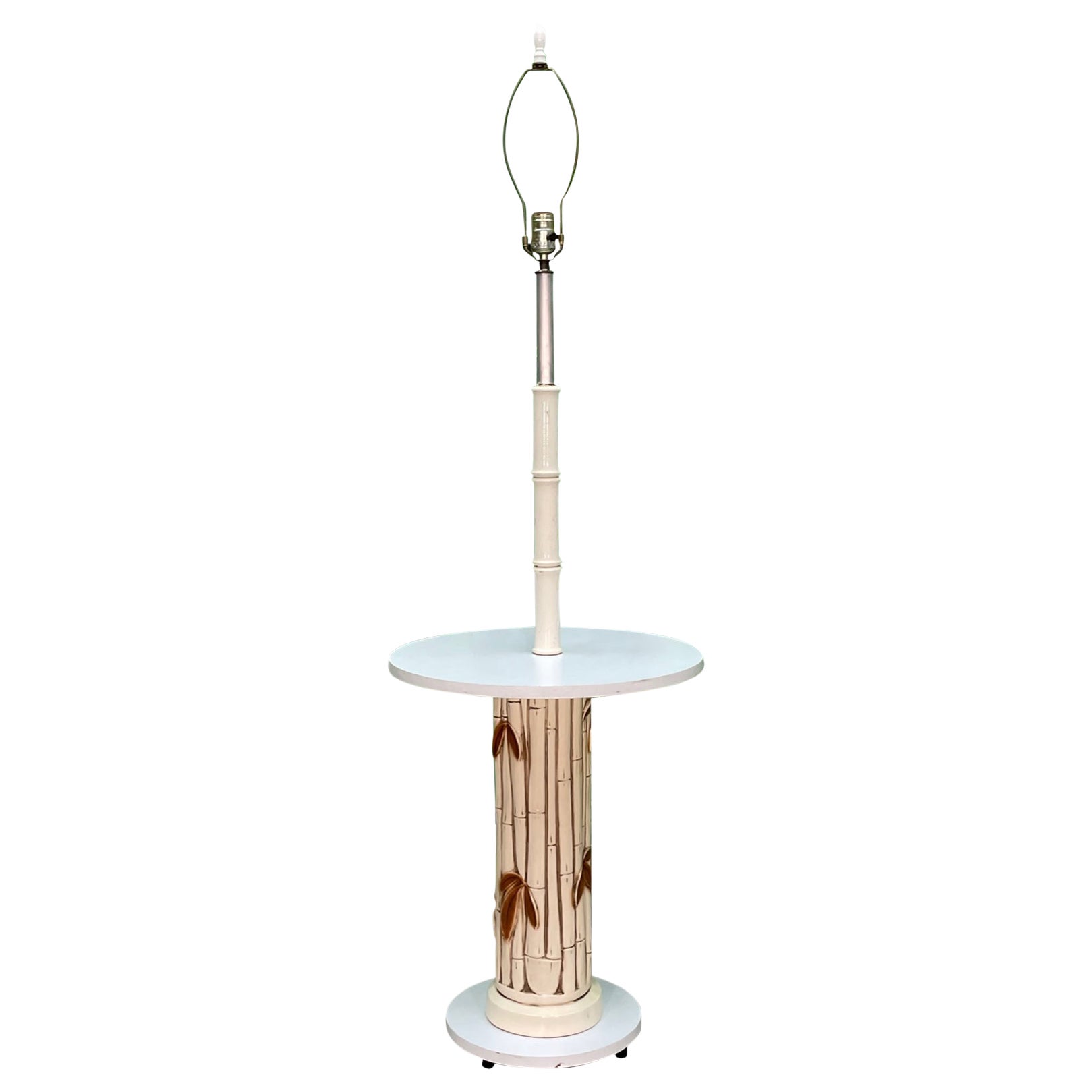 Large Framed Wing Lee Mid-Century Asian Bamboo Painting For Sale at ...