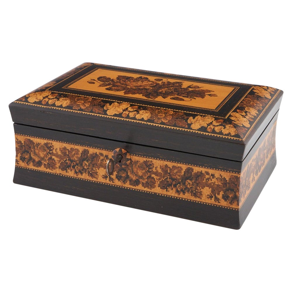 Antique Tunbridge Ware Perfume Box at 1stDibs