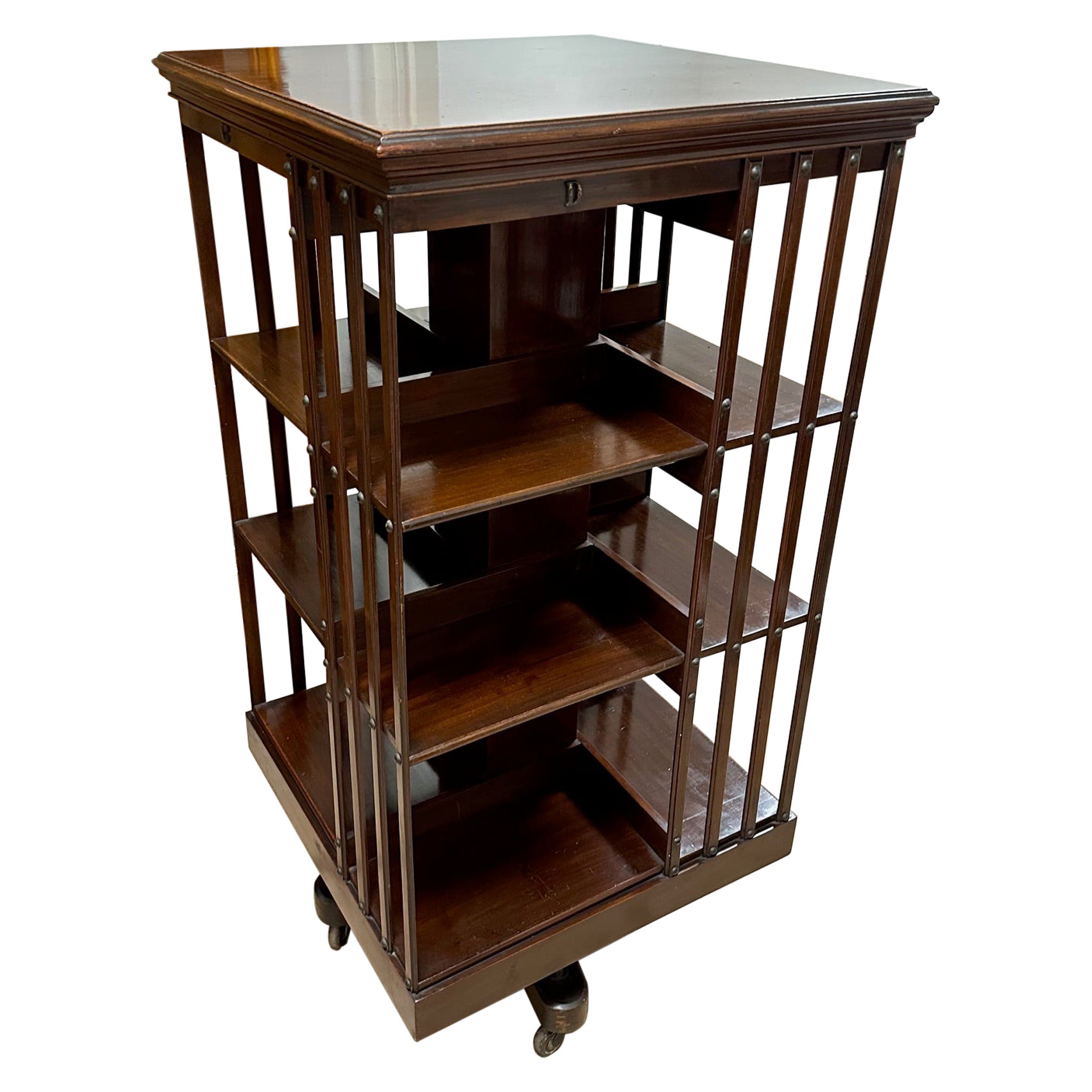 Revolving Bookcase Antique at 1stDibs | antique revolving bookcase ...