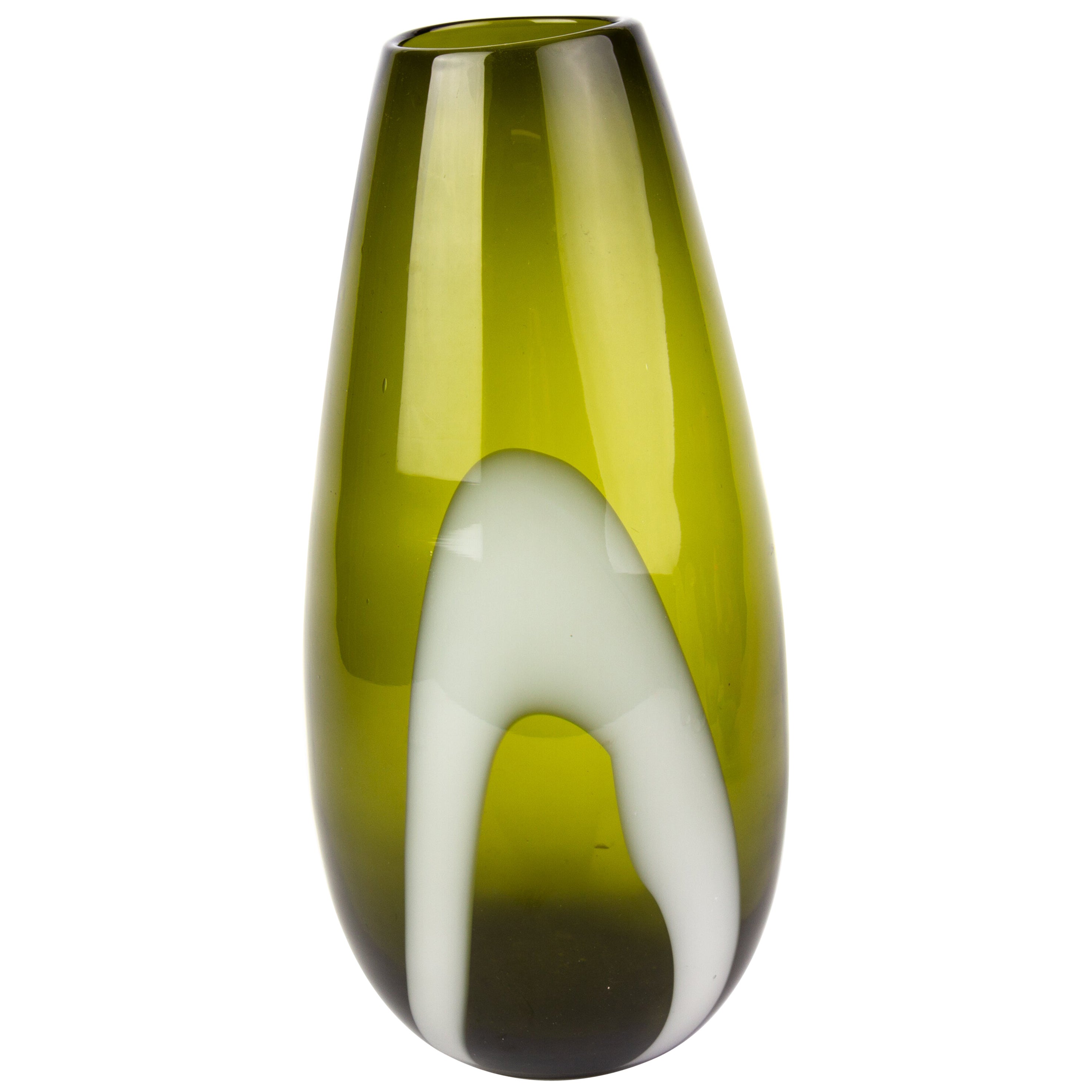 Large Murano Venetian Designer Glass Vase For Sale At 1stdibs