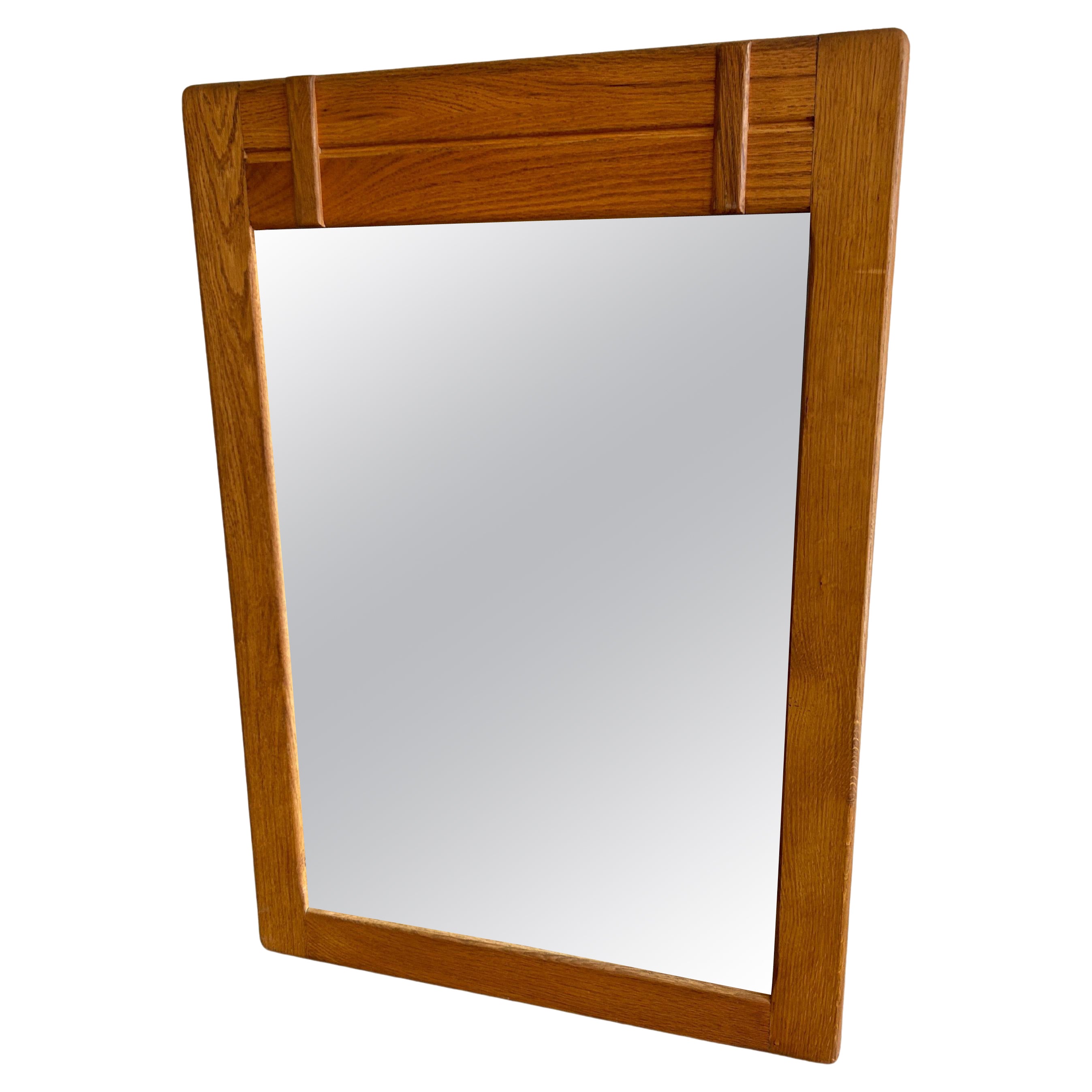 Pair Round Mid-Century Bentwood Wall Tray Mirrors Beech Scandinavian ...