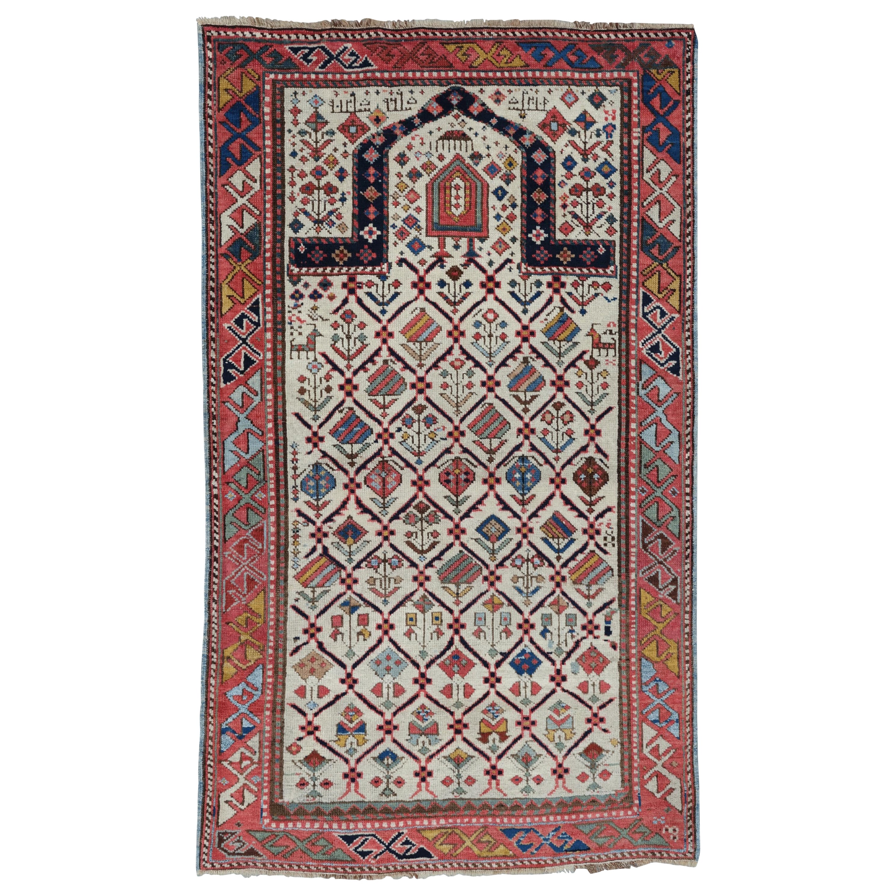 Antique Shirvan Prayer Rug For Sale at 1stDibs | antique prayer rugs