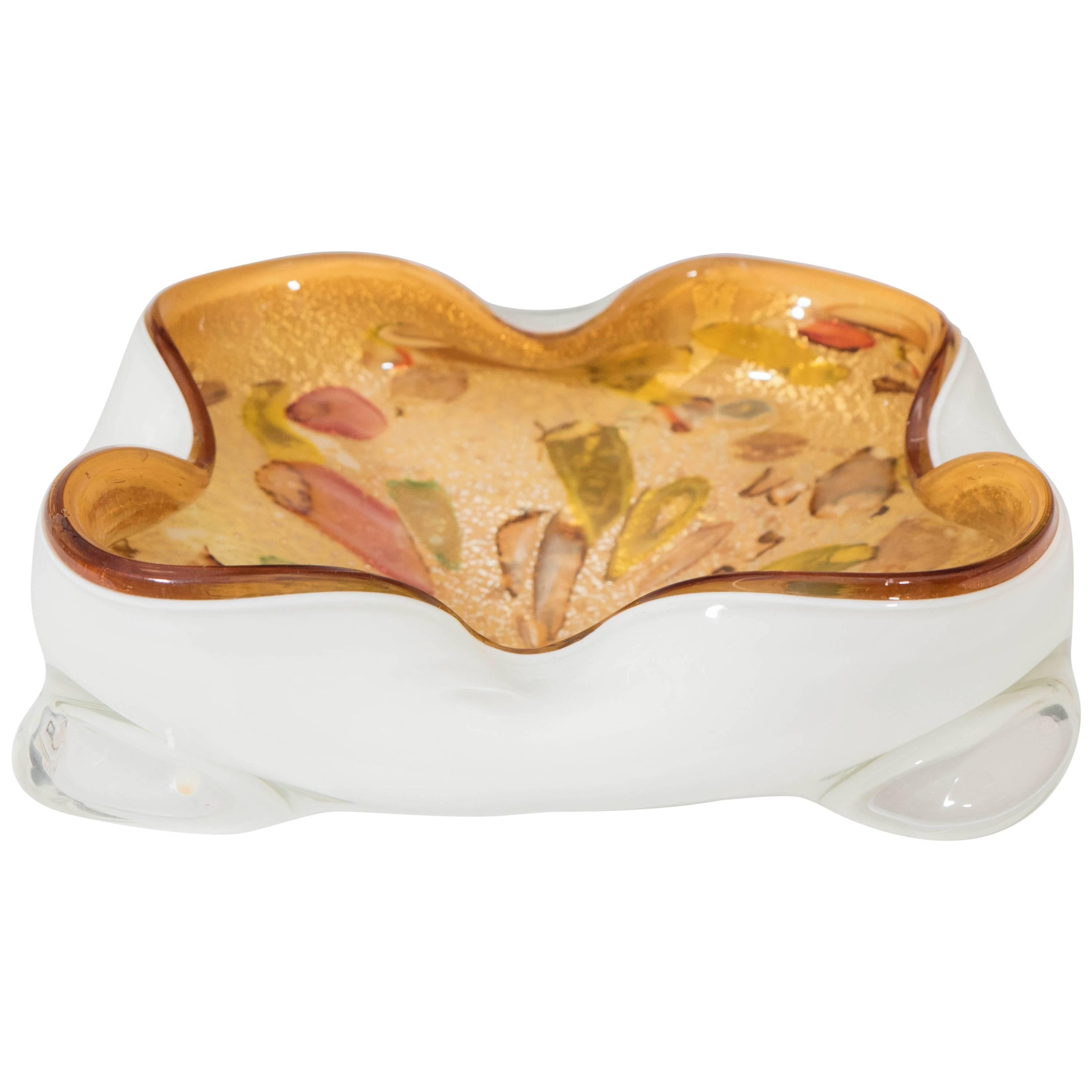 Yalos Casa Italian Murano Modern Art Glass Centerpiece Bowl at 1stDibs ...