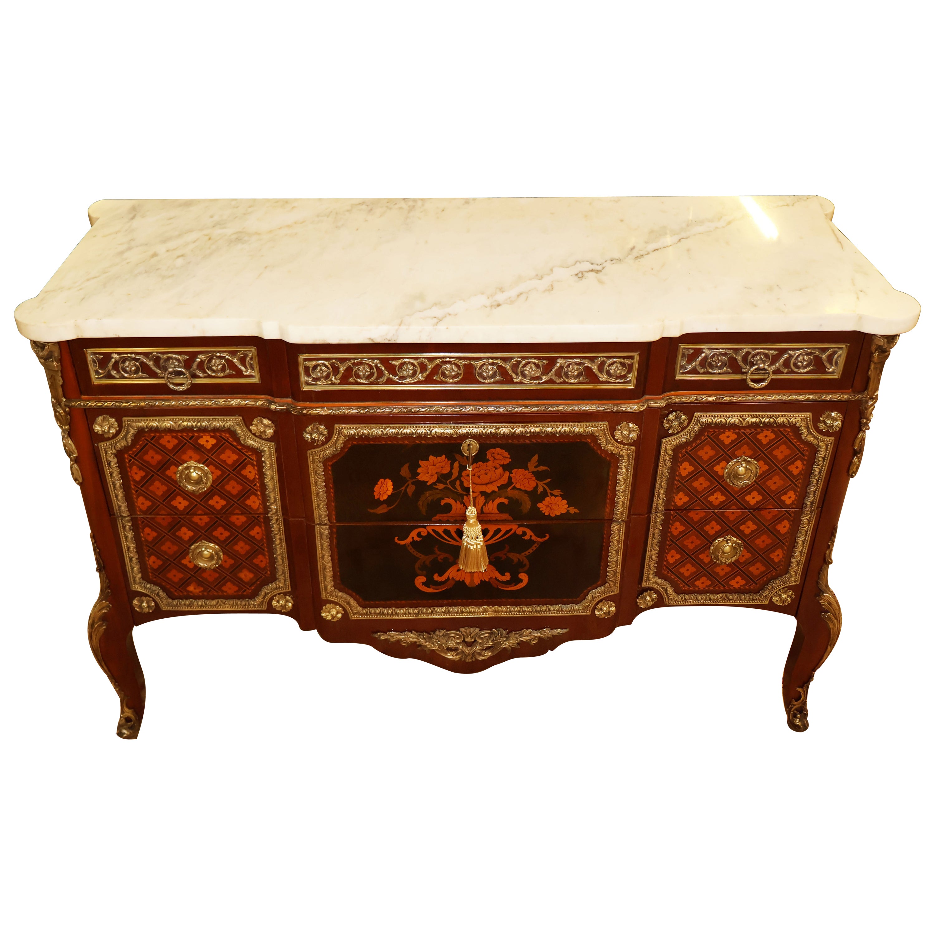 Early 20th Century Mahogany Adams Style Sideboard Server Buffet Made In ...