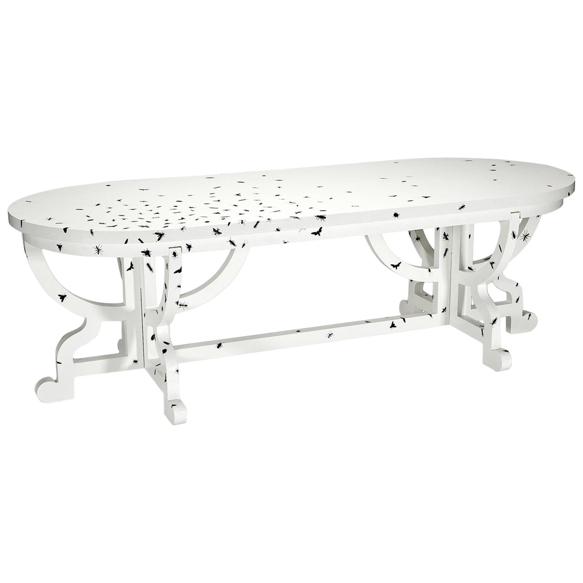 Graphic Paper Dining Table by Studio Job "Moss Edition" For Sale at 1stDibs