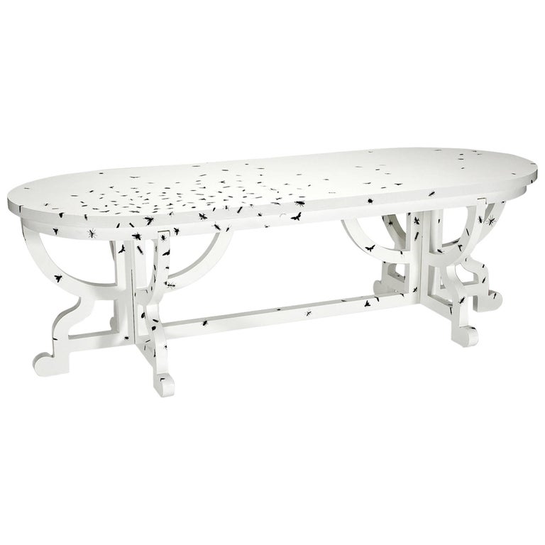 Graphic Paper Dining Table by Studio Job "Moss Edition" For Sale at 1stDibs