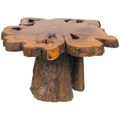 Tree Slab Coffee Table at 1stdibs