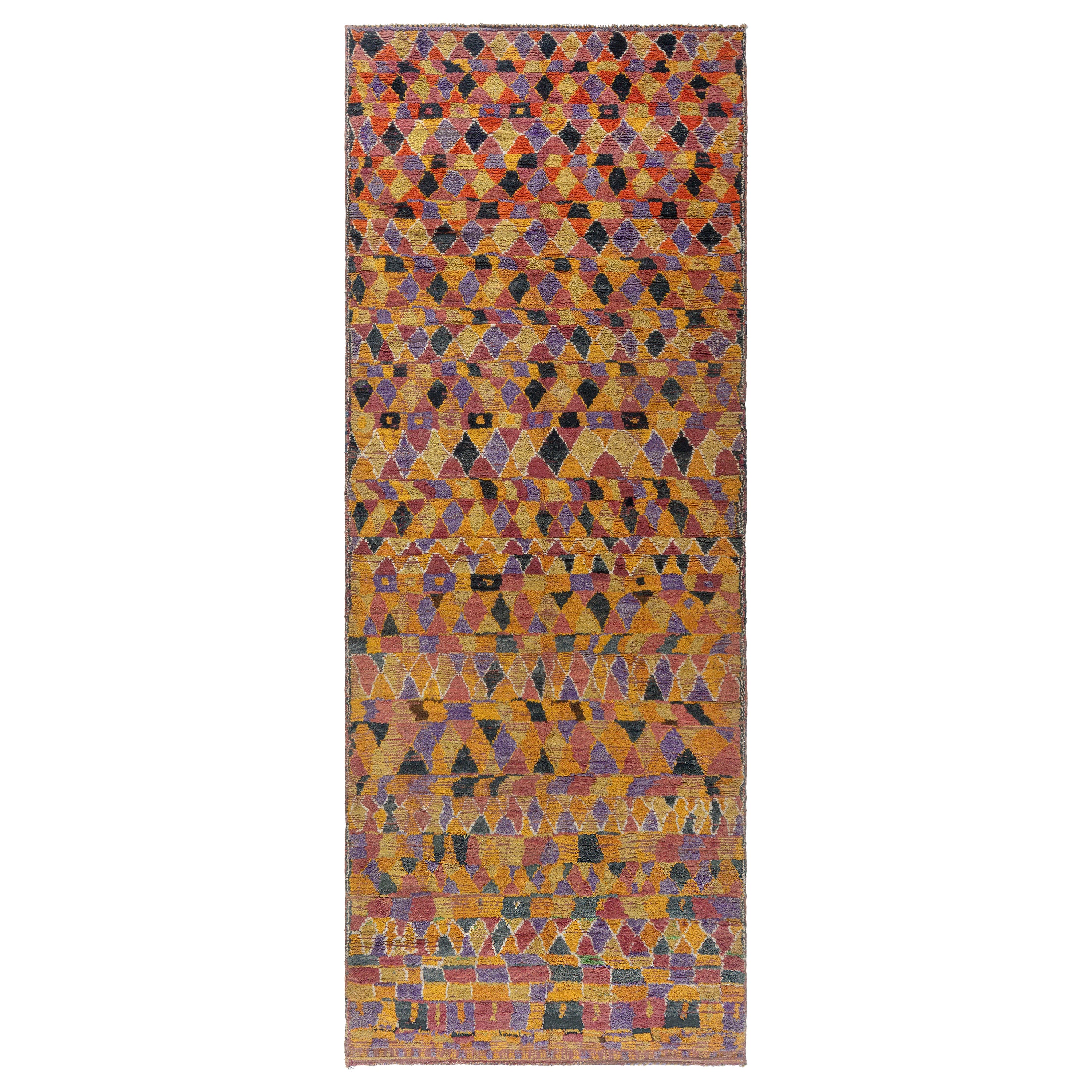 Vintage Moroccan Rug For Sale at 1stDibs
