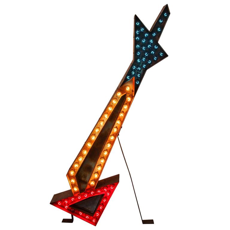 Advertising Arrow Light 1940's For Sale at 1stdibs