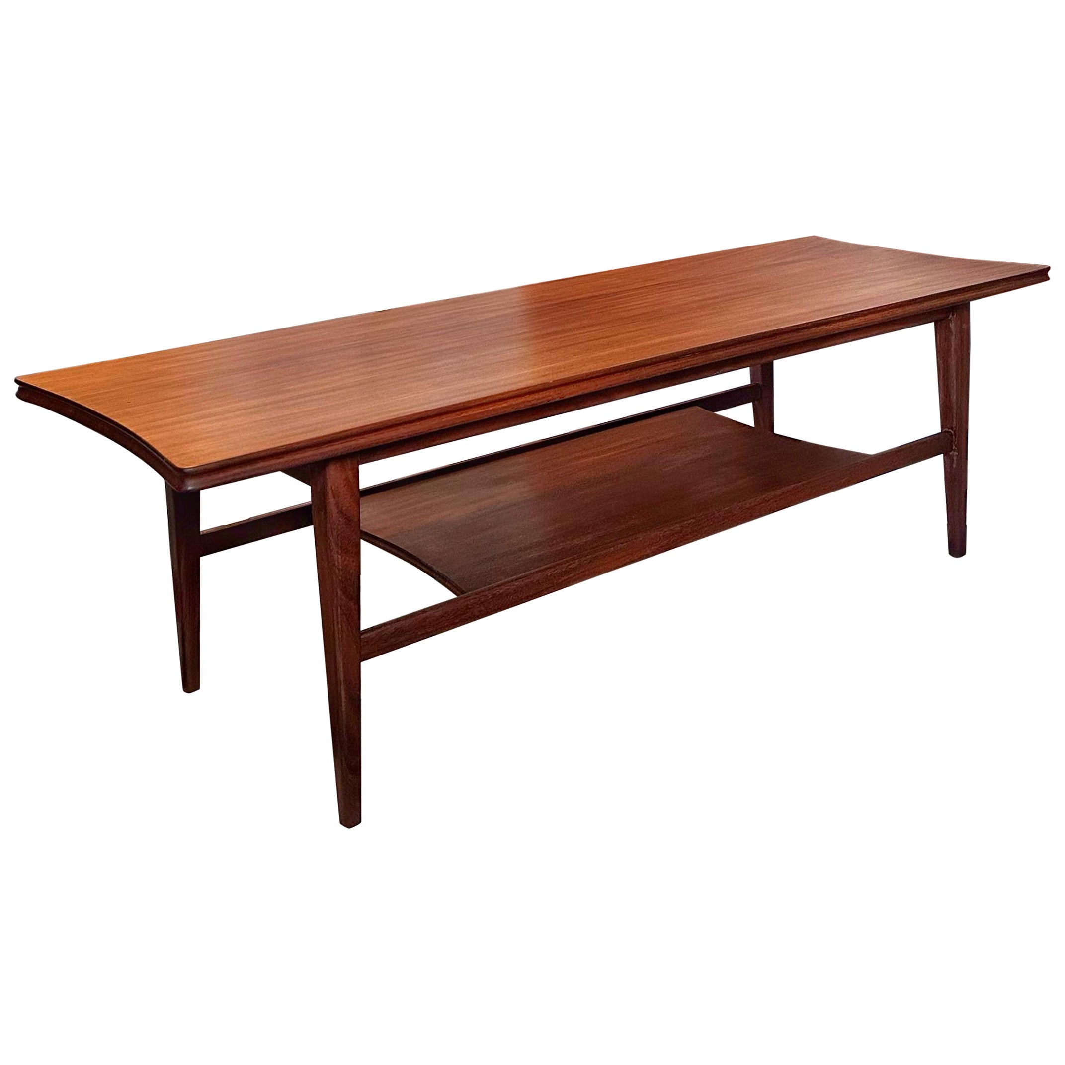 Mid-Century Solid Teak Coffee Table by Richard Hornby For Fyne Ladye ...