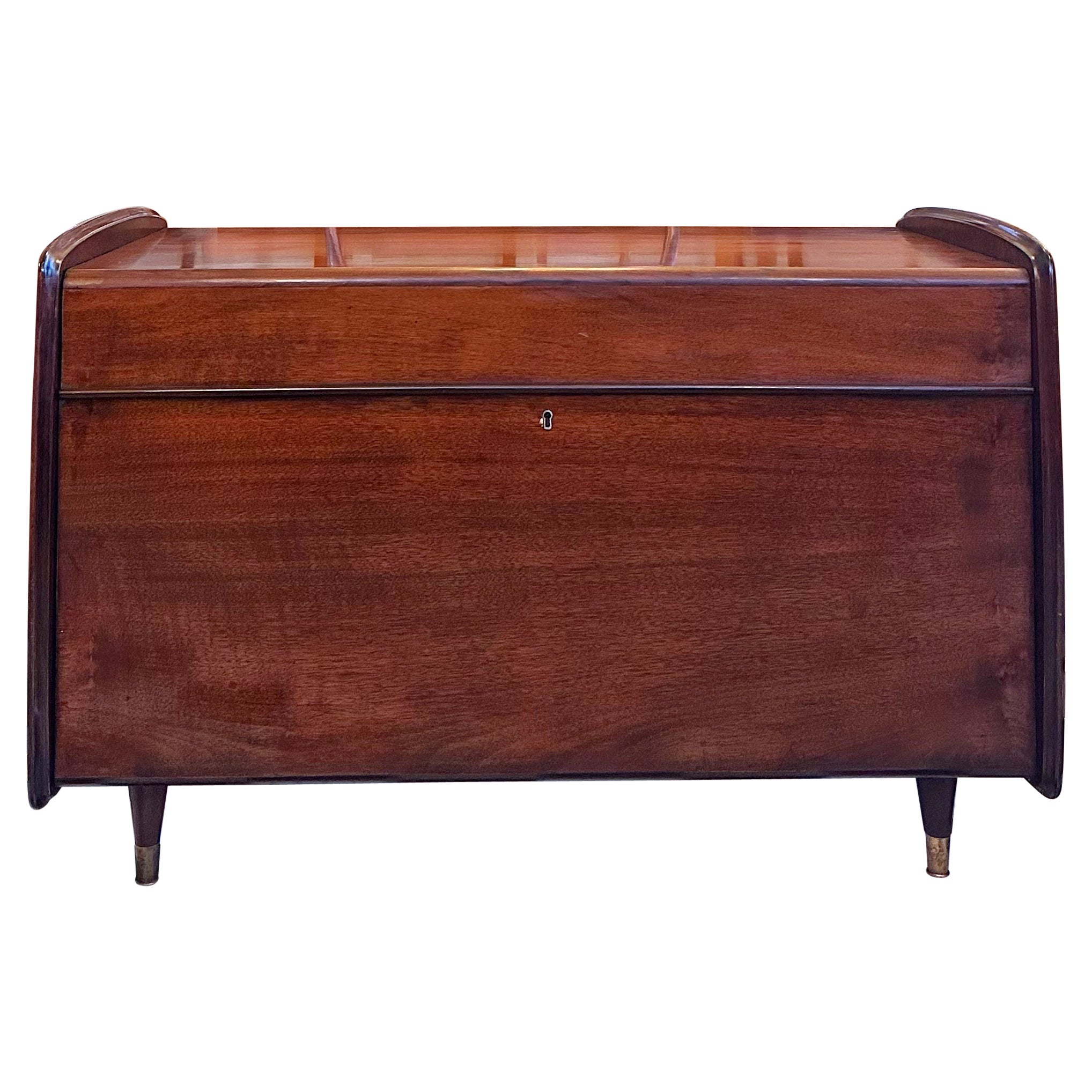 Vintage Mid-Century 1960's Kist / Storage Cabinet by Aristo-Craft For ...