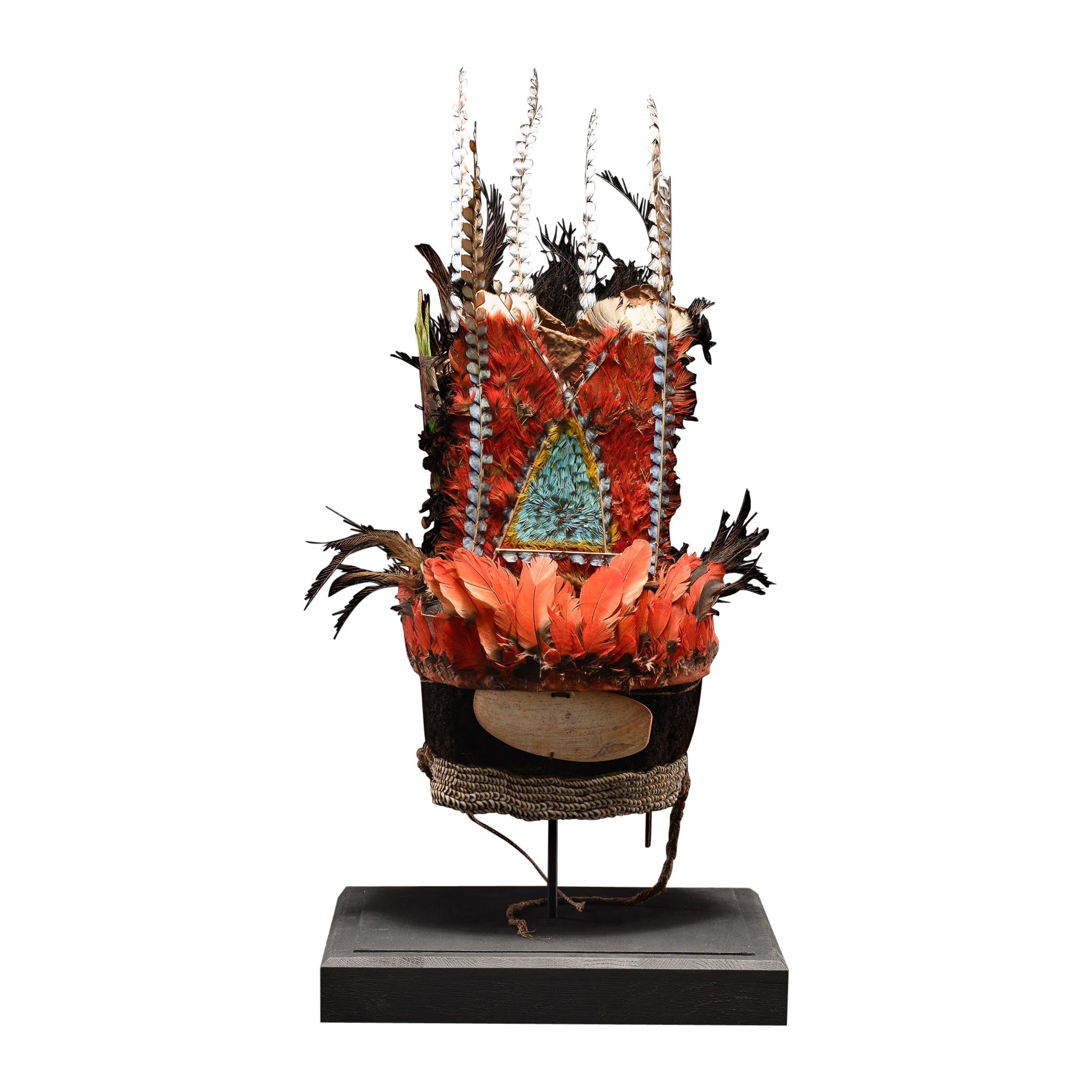 Mendi Ceremonial Headdress, Western Highlands, Papua New Guinea For ...