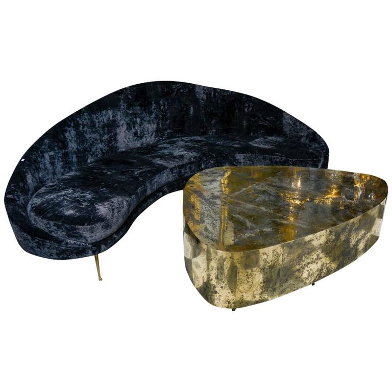 Low Table Patinated with Acid at 1stDibs