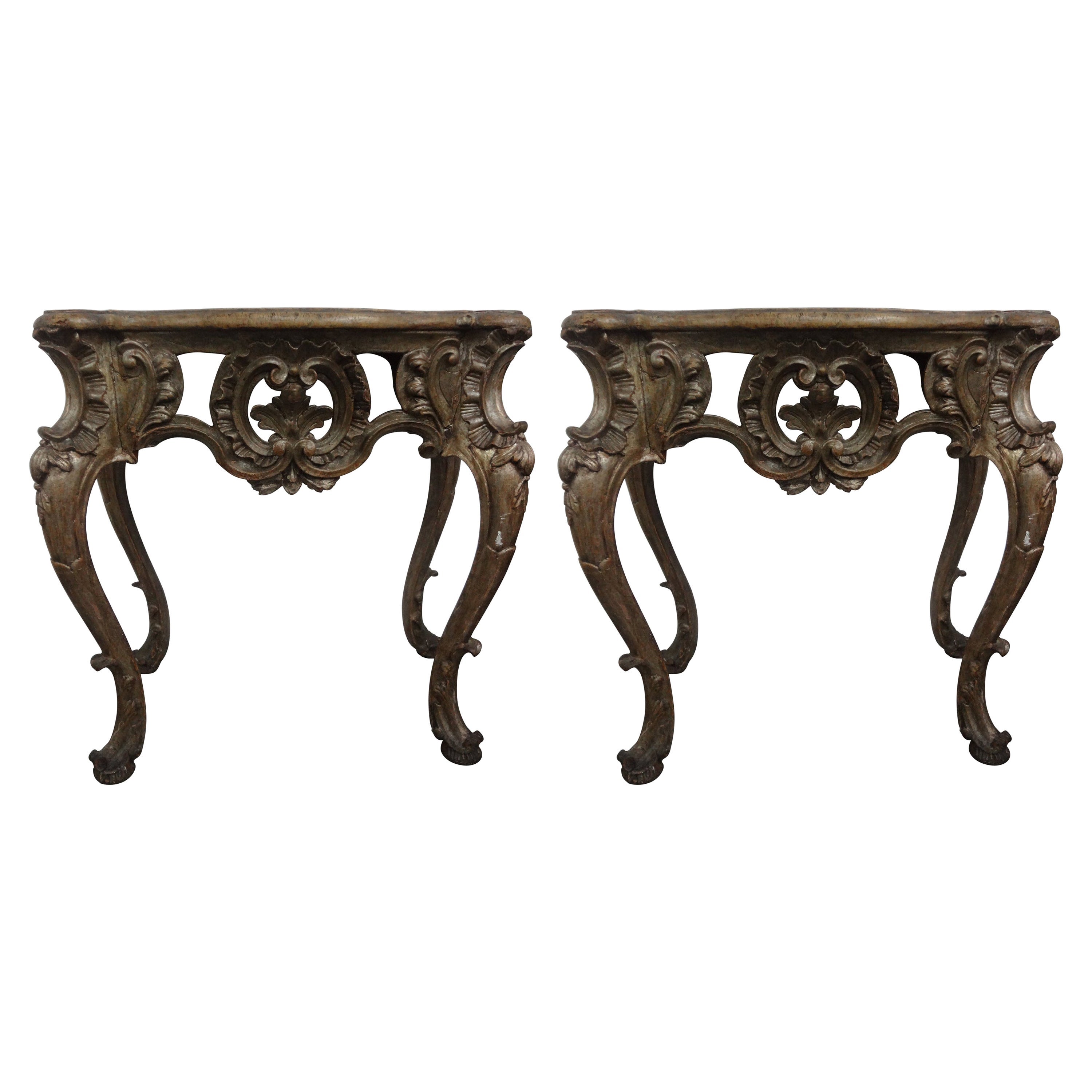 Italian 18th Century Baroque Console Table at 1stDibs