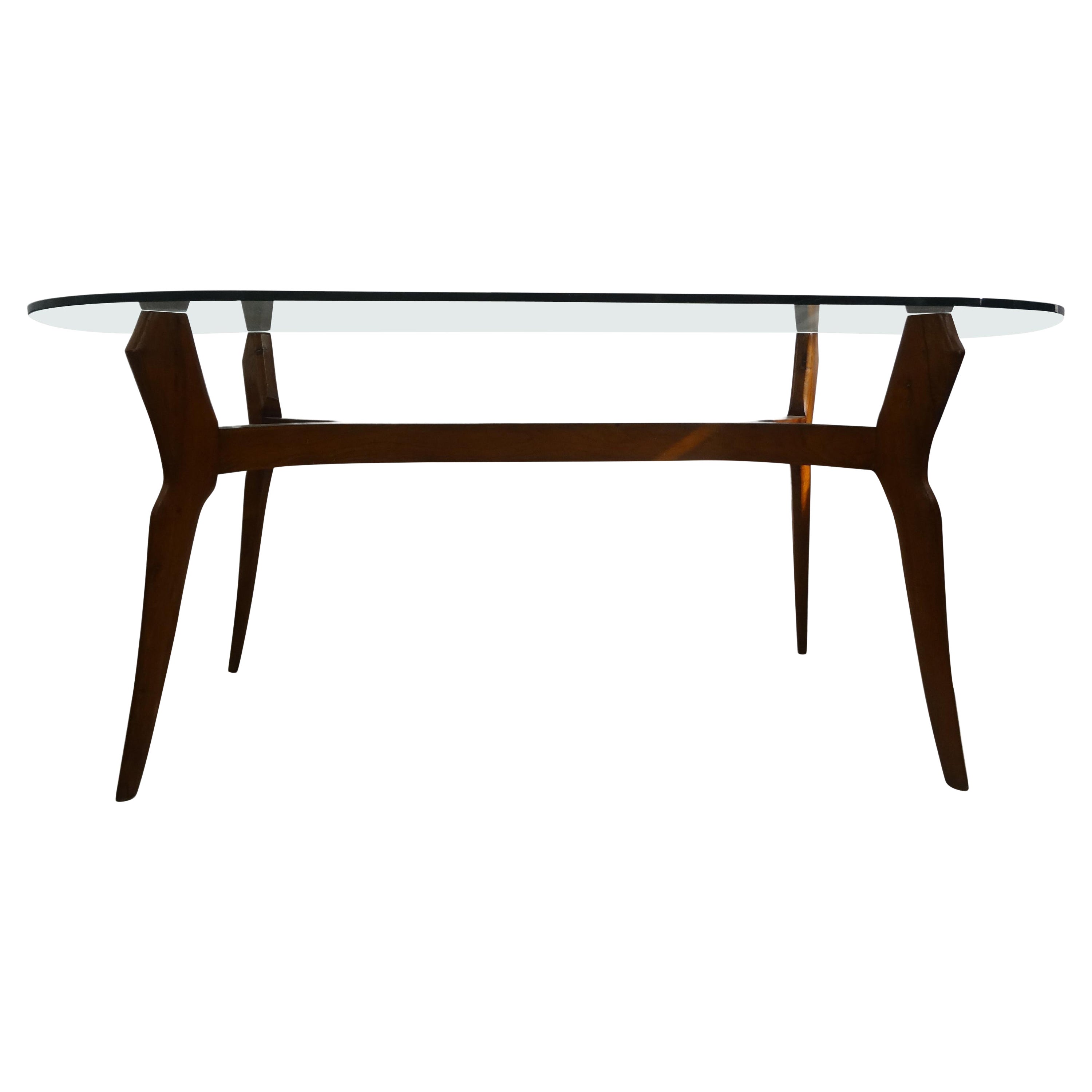 Nova Dining Table - Modern Handcrafted Black Lacquer Table with Clear Glass Top For Sale at 1stDibs