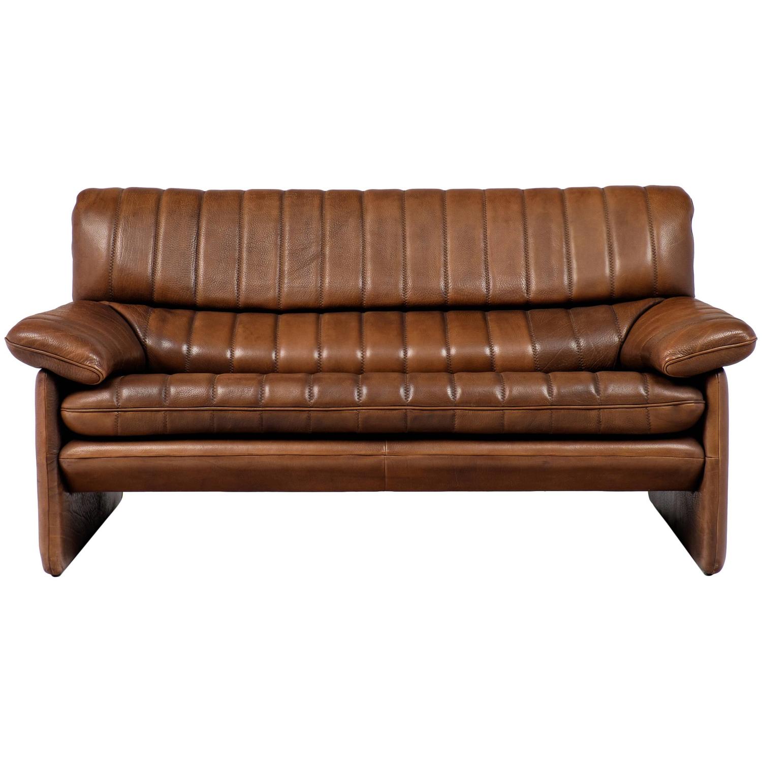 Vintage de Sede DS-85 Soft Leather Sofa For Sale at 1stdibs