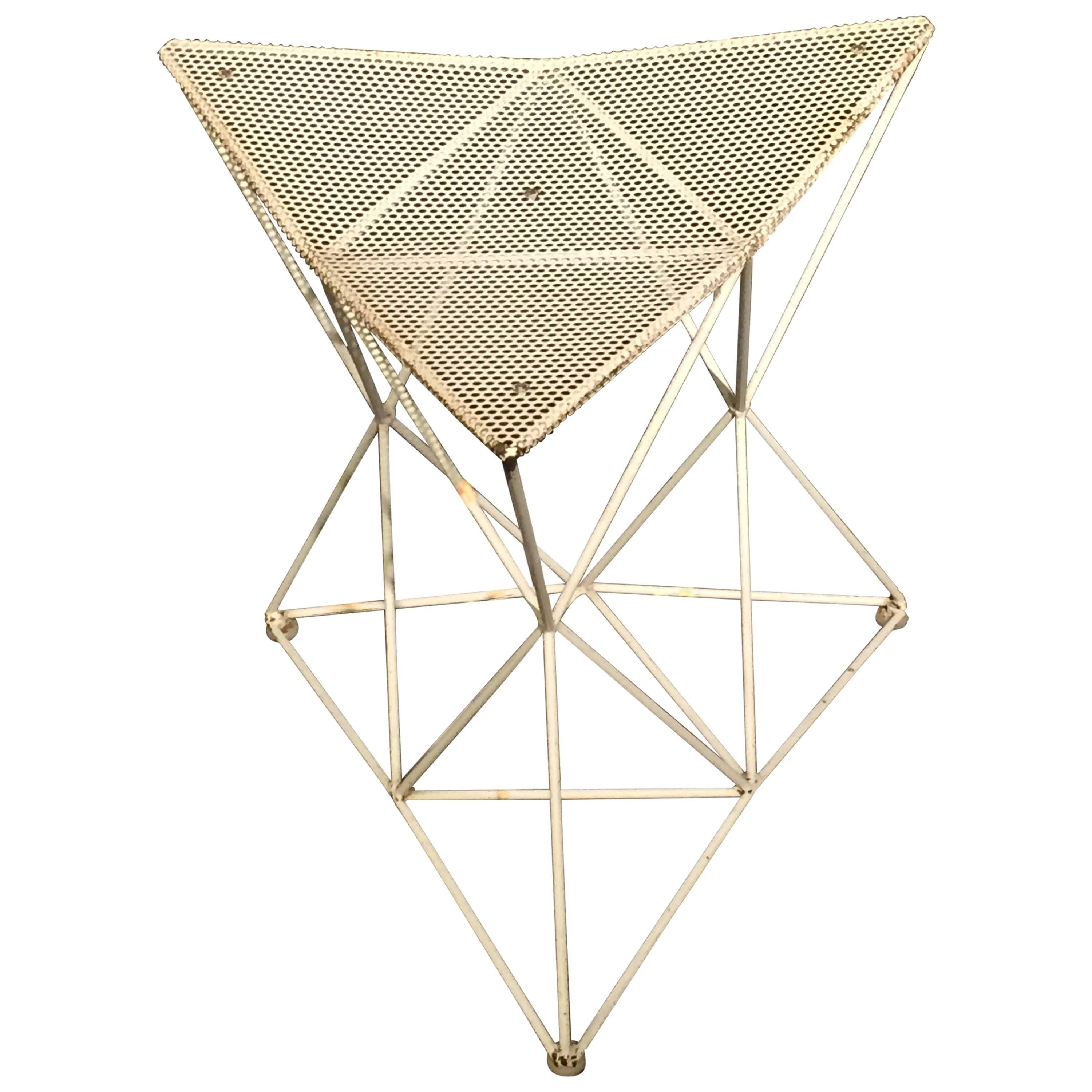 Triangular Origami Stool at 1stDibs