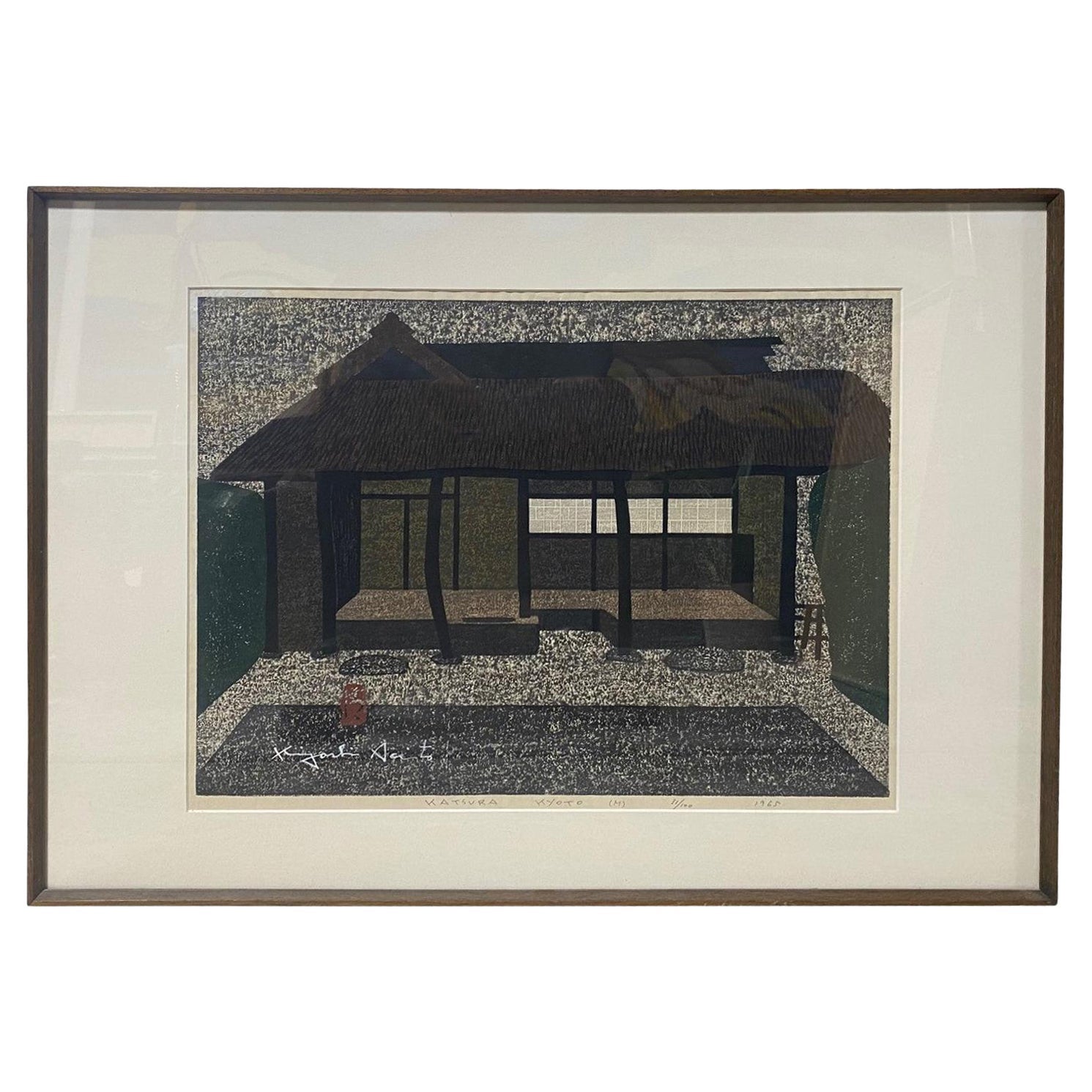 Clifton Karhu Signed Limited Edition Japanese Woodblock Print Teramachi ...