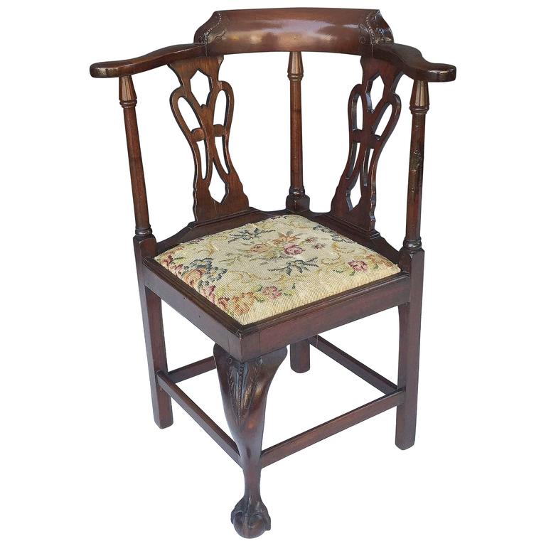 English Child's Corner Chair at 1stDibs | antique corner chair history ...