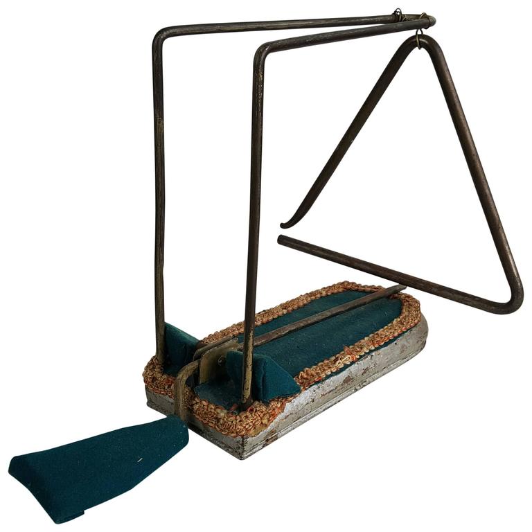 Unusual Folk Art Musical Triangle Instrument at 1stDibs