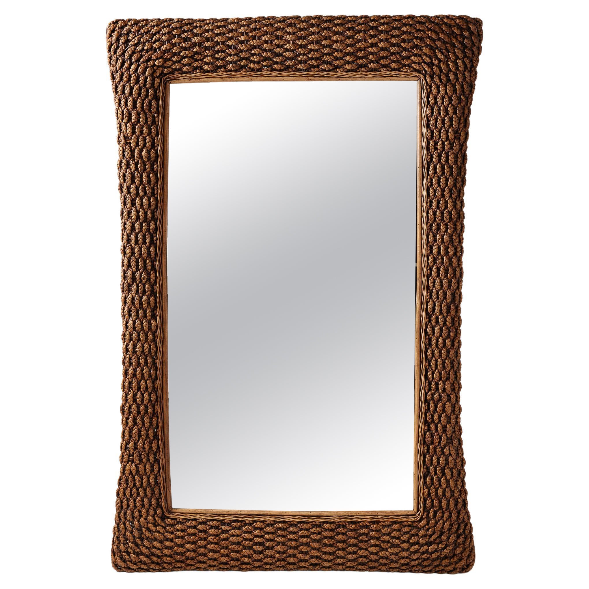 Water hyacinth mirror For Sale at 1stDibs