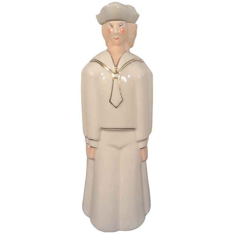 Unusual ROBJ Bottle Entitled 'Three Marines' for Triple Sec Liqueur ...