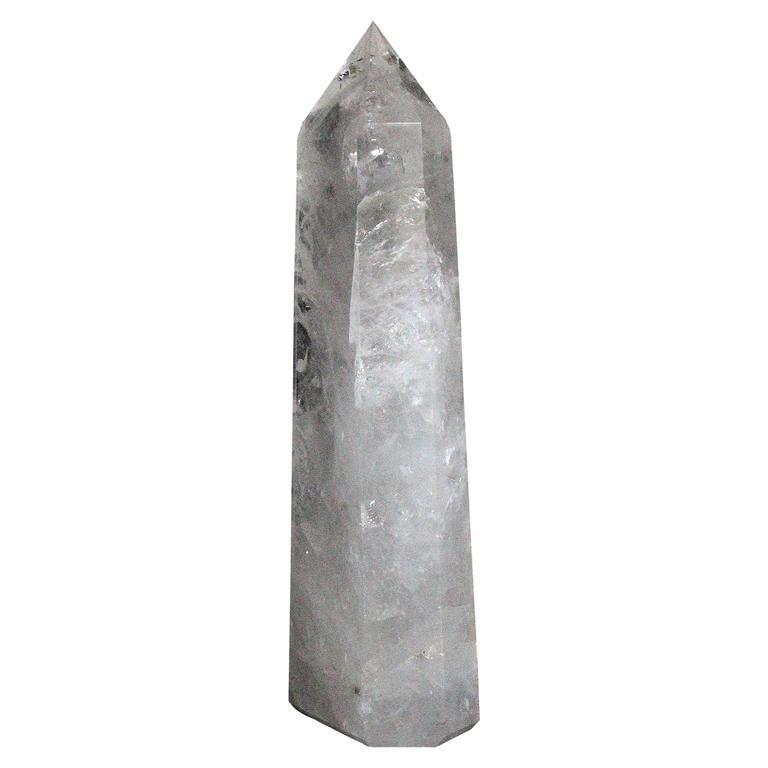 Large Crystal Obelisk / Natural Art Accessory For Sale at 1stDibs