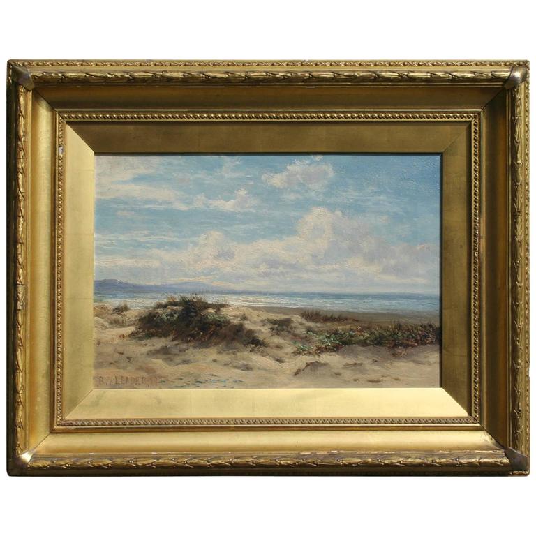 Welsh Coastal Painting by B.W. Leader For Sale at 1stDibs