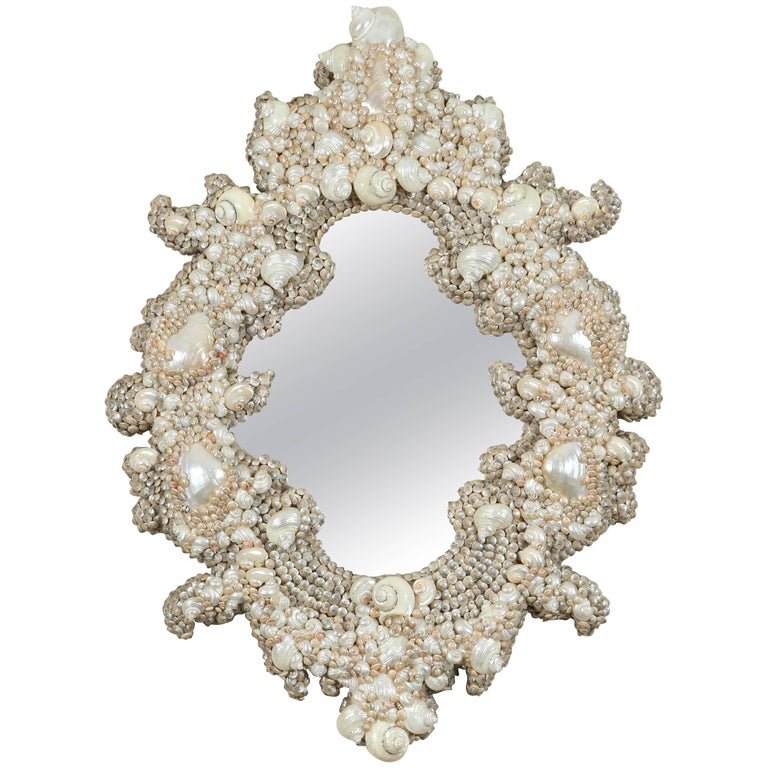 Coquillage Mirror at 1stDibs