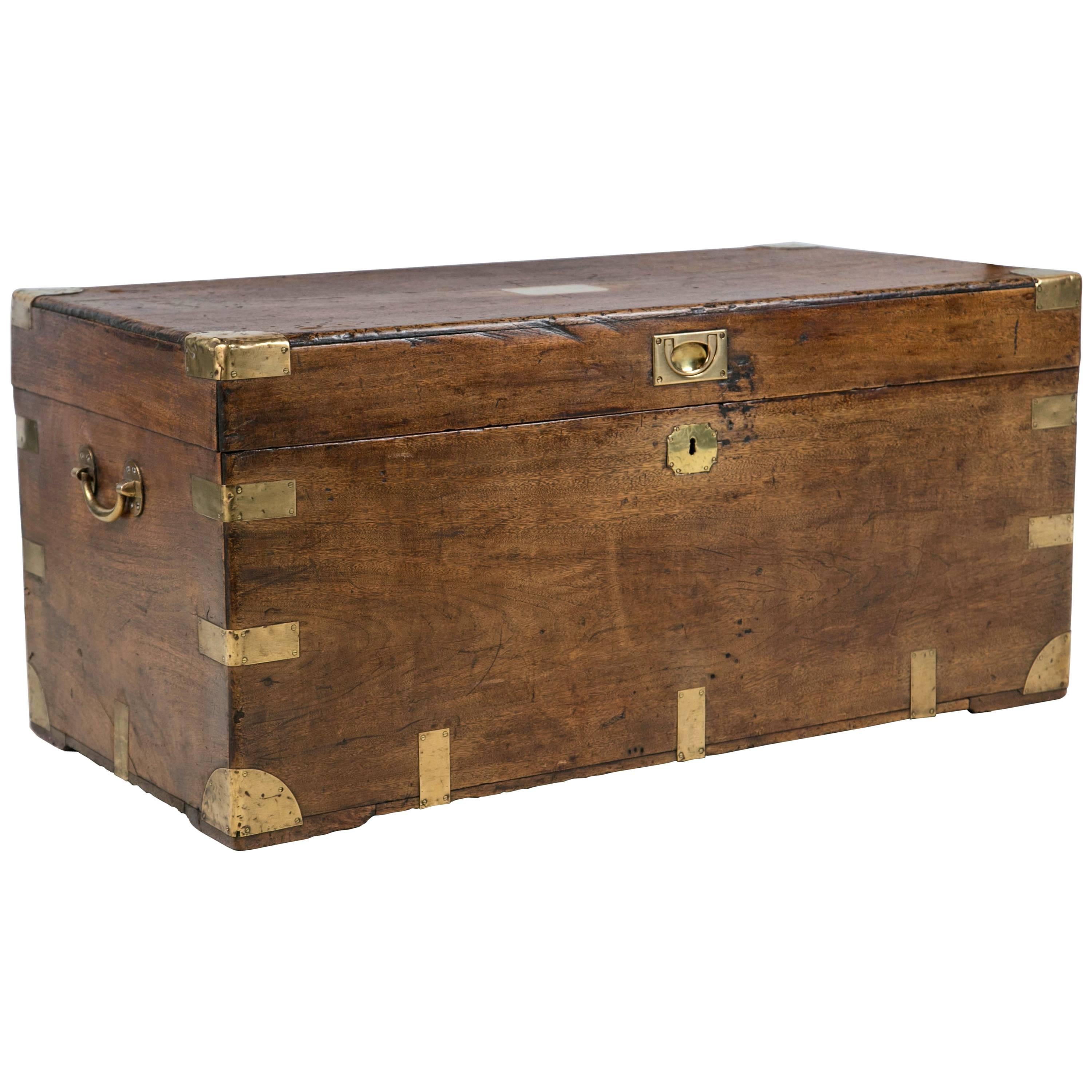 British Campaign Trunk at 1stDibs | british trunk