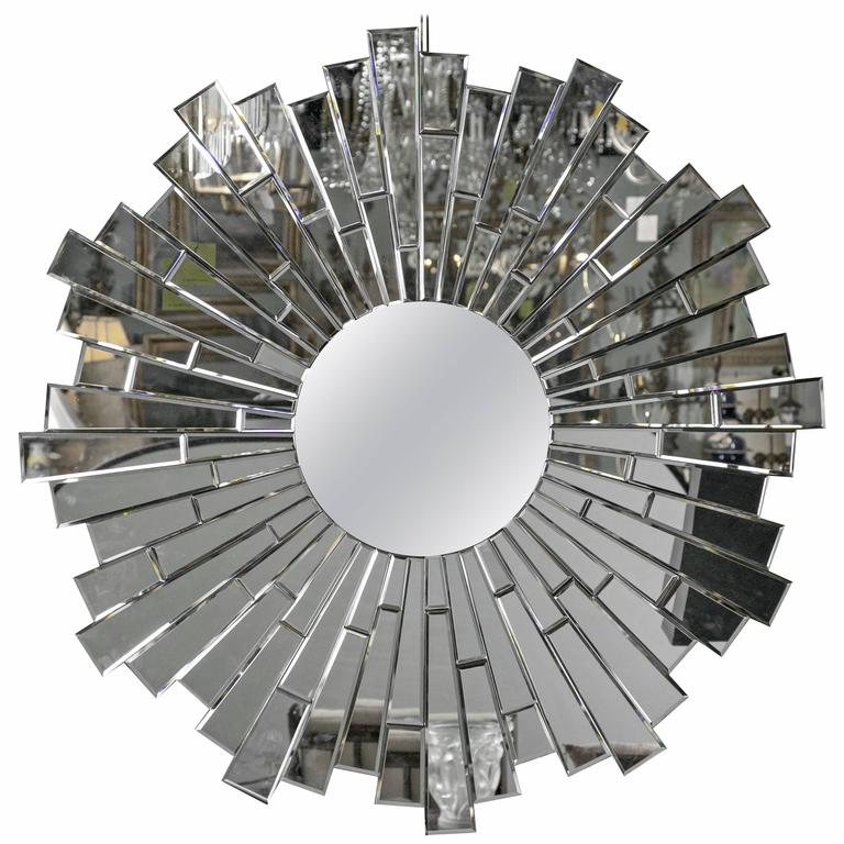 Large Sunburst Mirror For Sale at 1stdibs