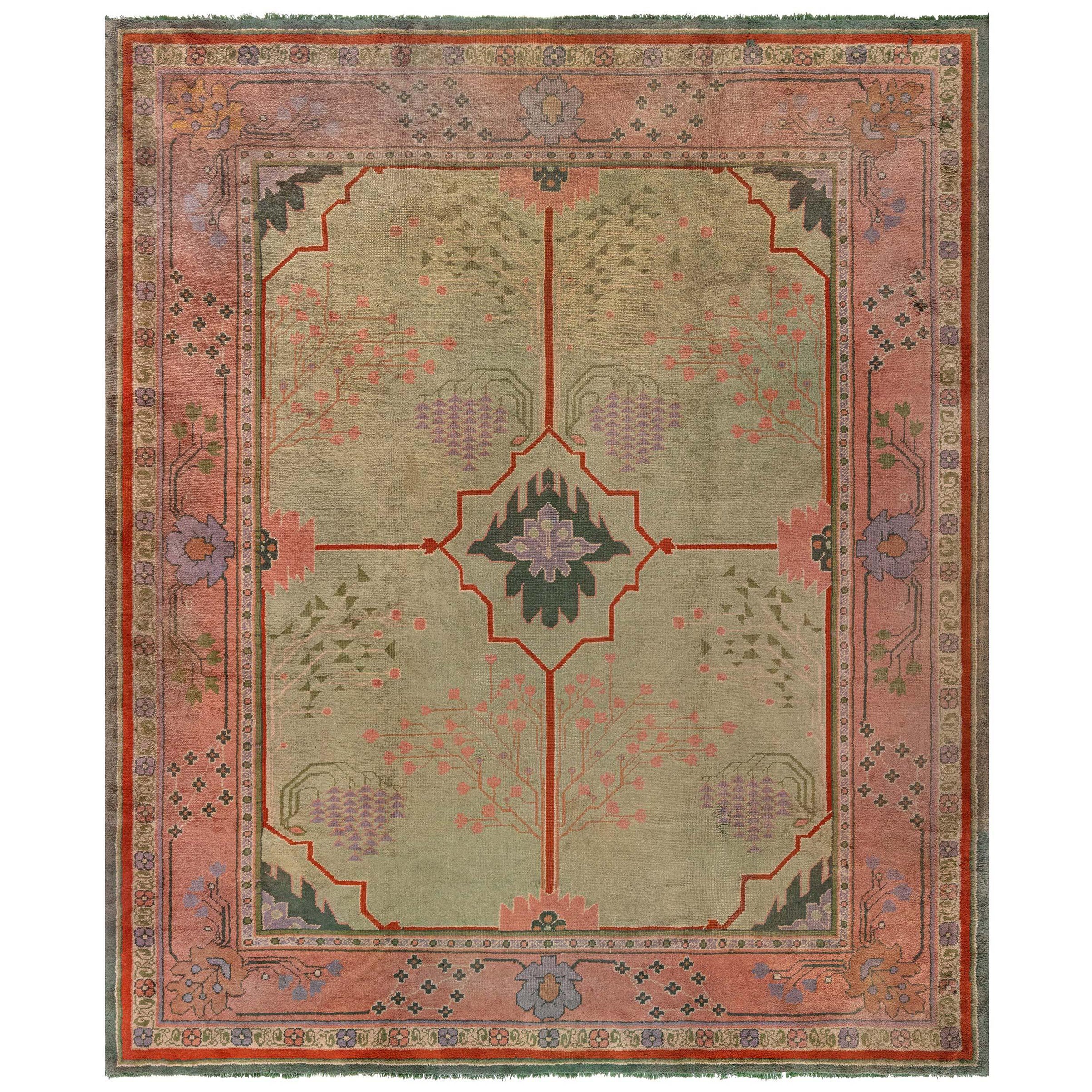 Antique Arts and Crafts Runner by Gavin Morton For Sale at 1stDibs